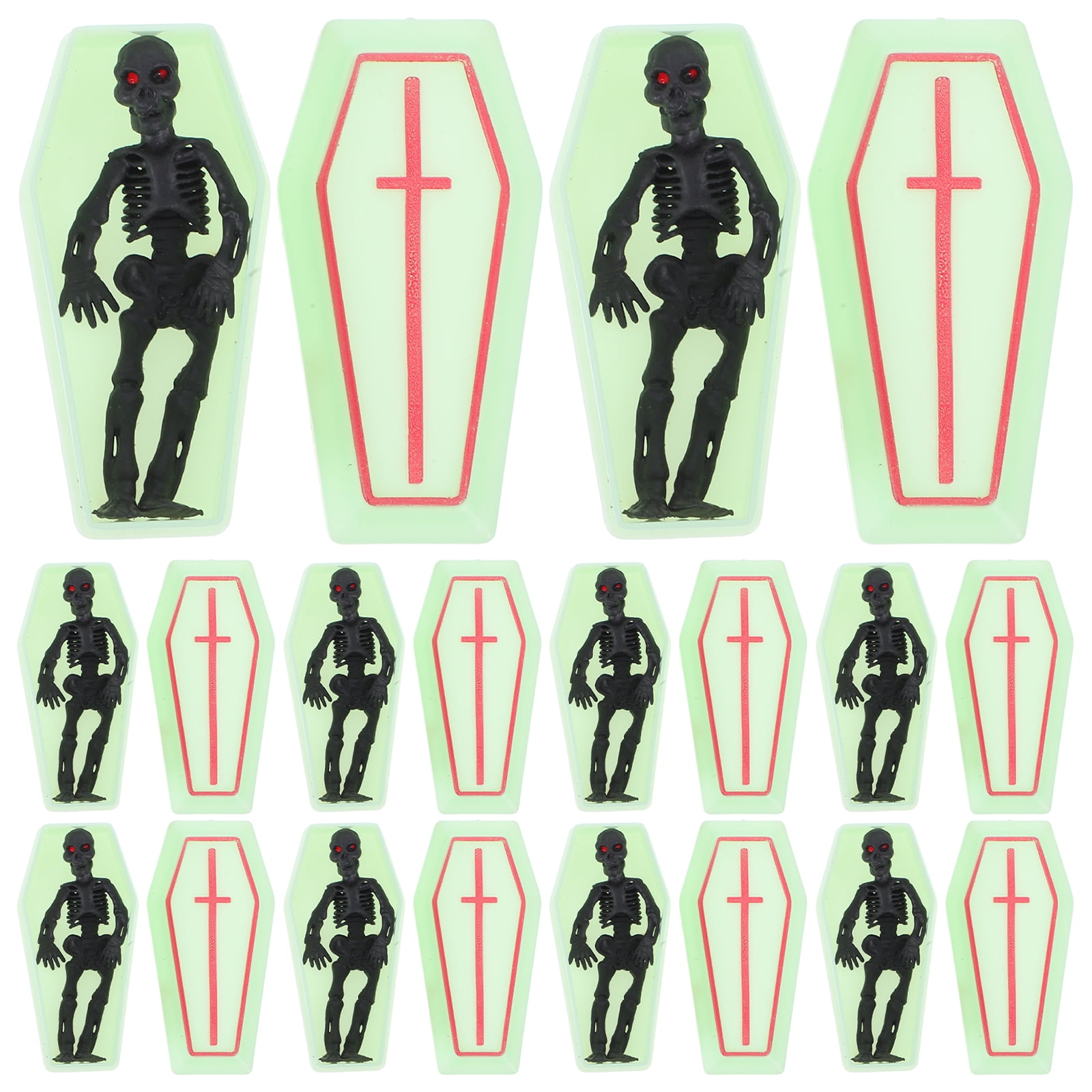 Worgeous Coffin Ornaments Set Plastic Miniature Boxes for Decoration ...