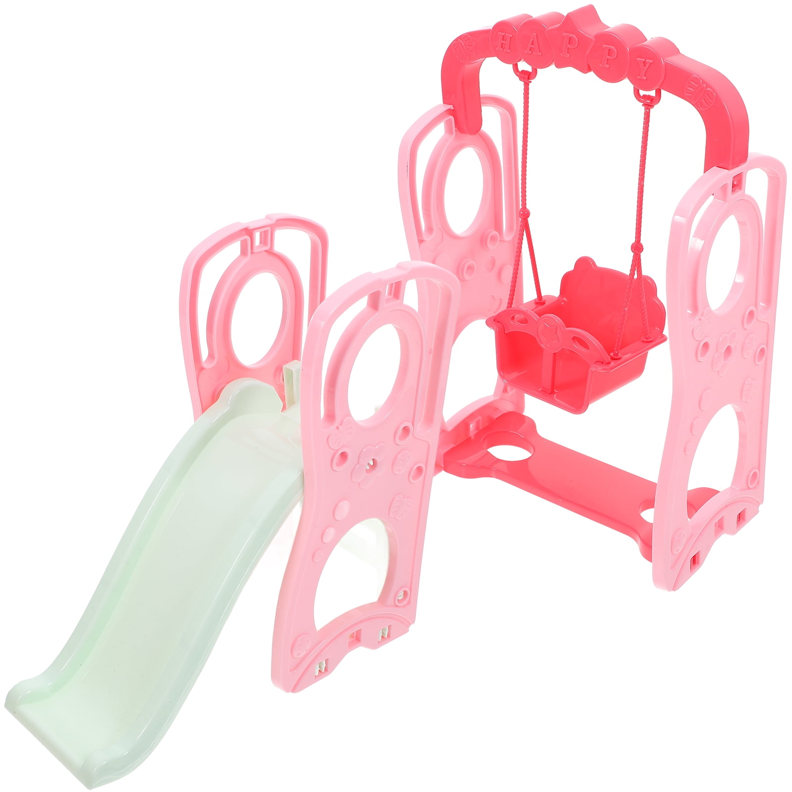 unbranded 1 Set Miniature Doll Swing and Slide Mini Swing Plaything ...
