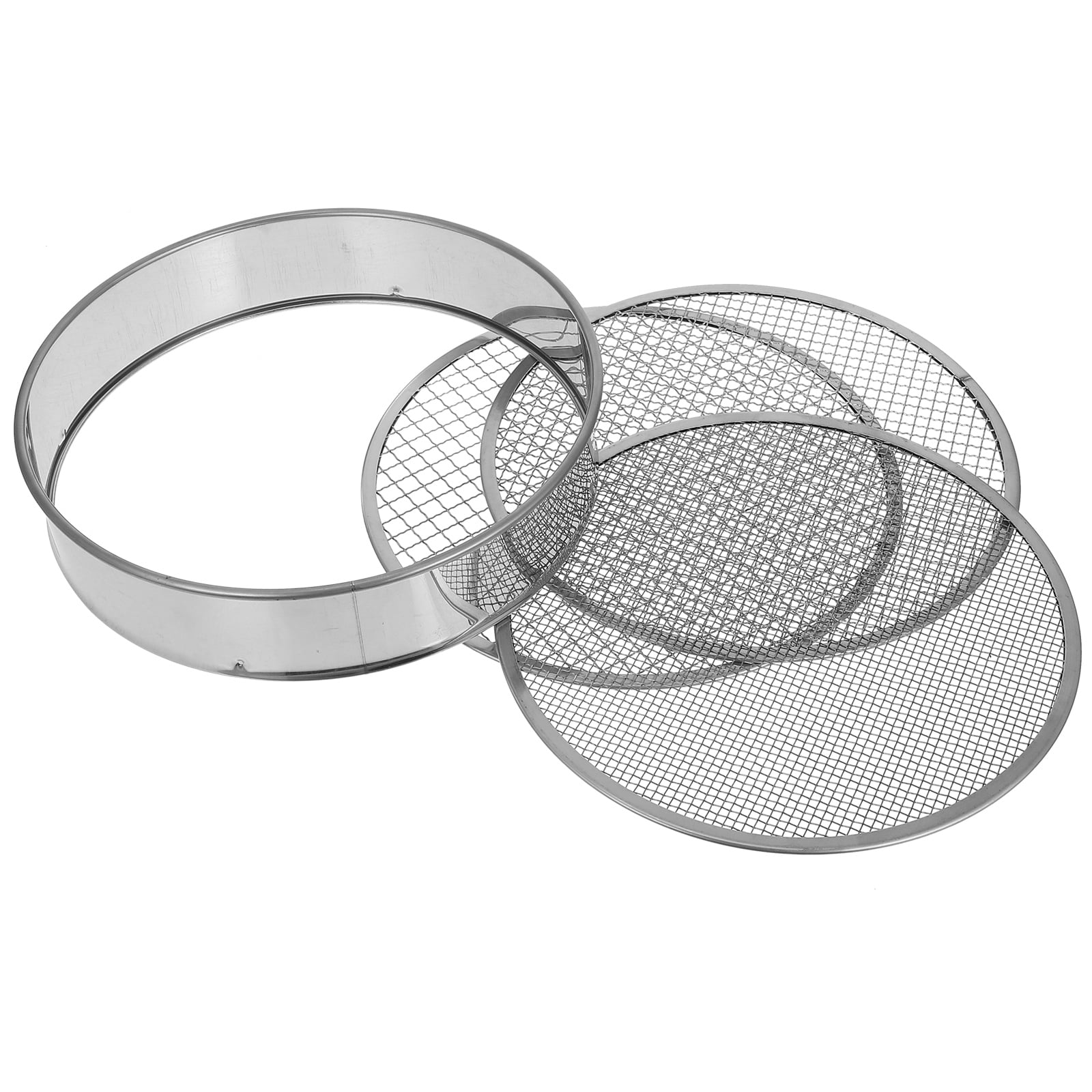 unbranded 1 Set Multi-use Soil Sieve Garden Soil Mesh Sieve Sifting Pan ...