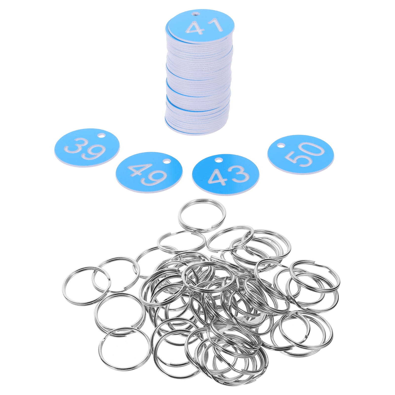 unbranded 1 Set Numbered Valve Tags Numbers Tags Plastic Numbered Tags ...