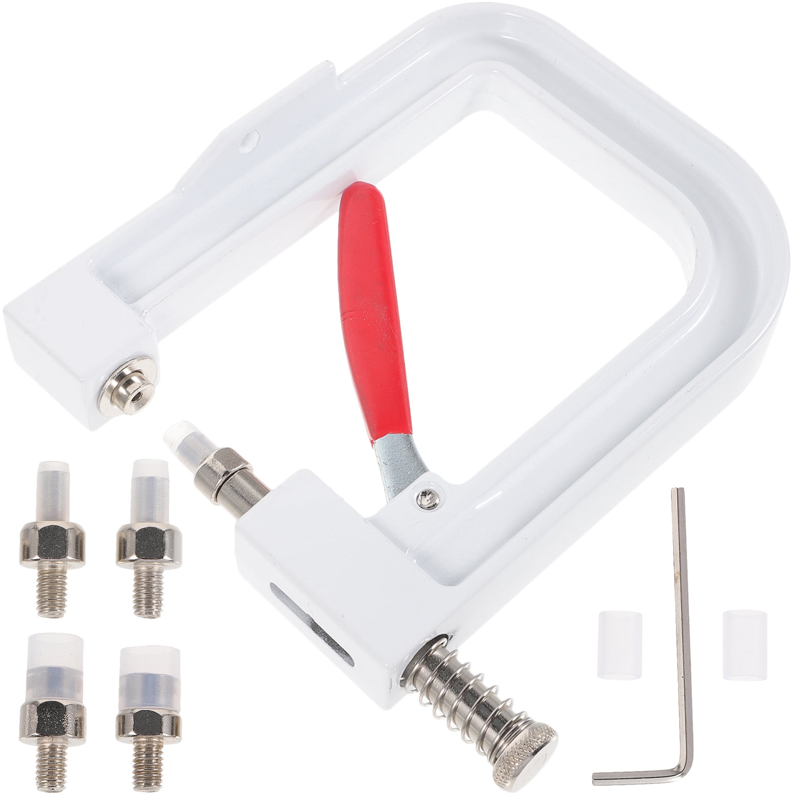 1 Set Manual Beading Machine for DIY Crafting Portable Cast Iron White ...