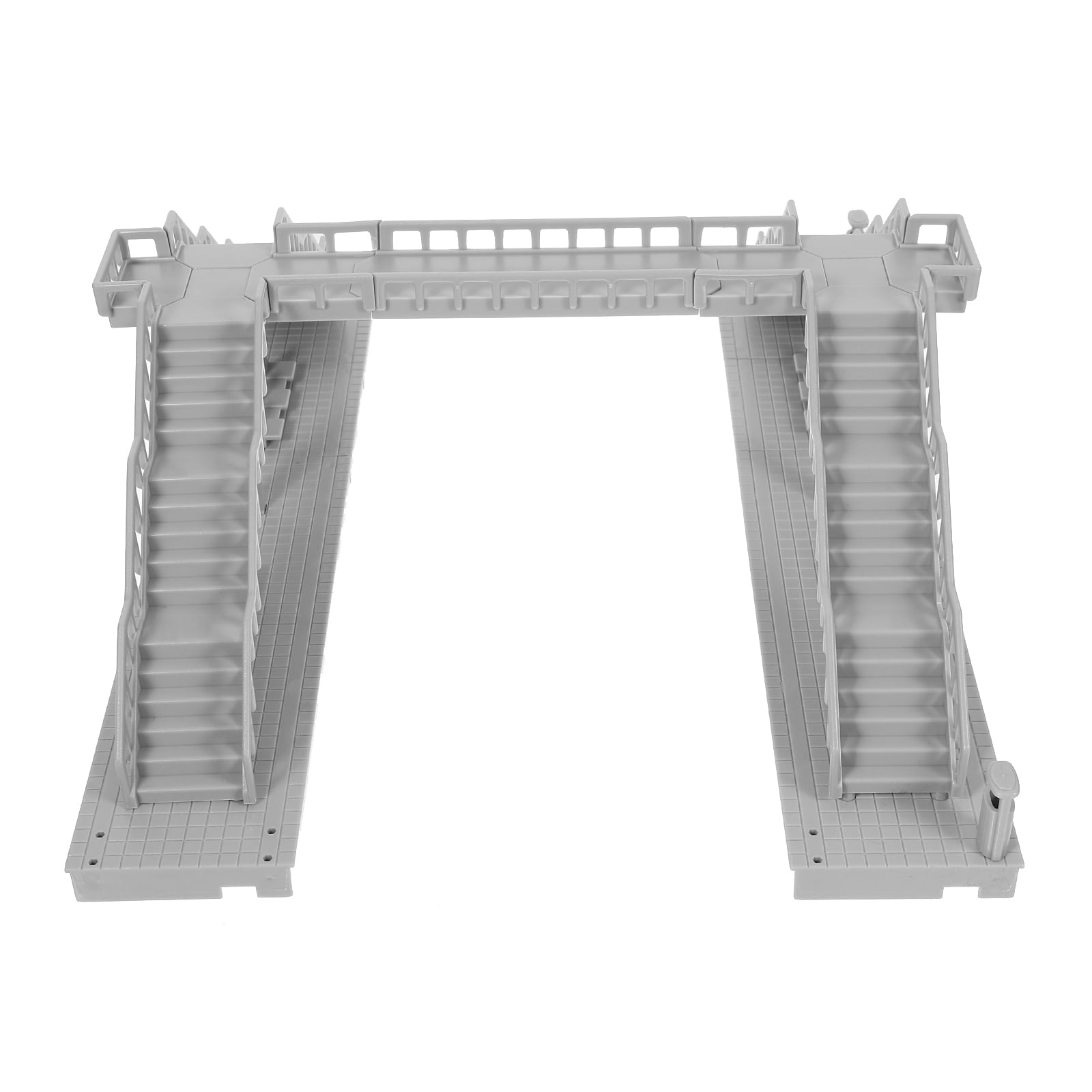 Grey ABS Material Assembled Footbridge Model for DIY Miniature Scene ...
