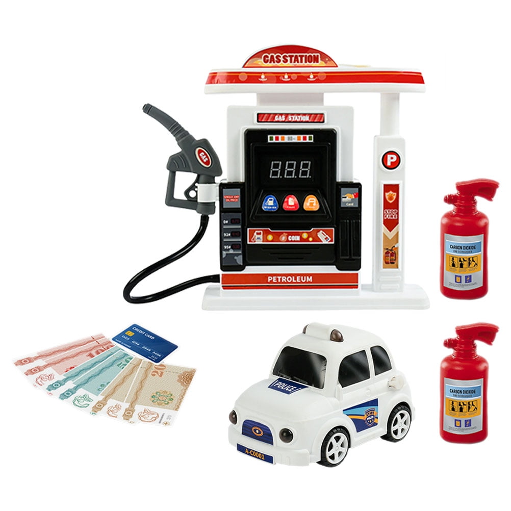 unbranded 1 Set Simulation Gas Station Toy and Car Model Music Gas ...