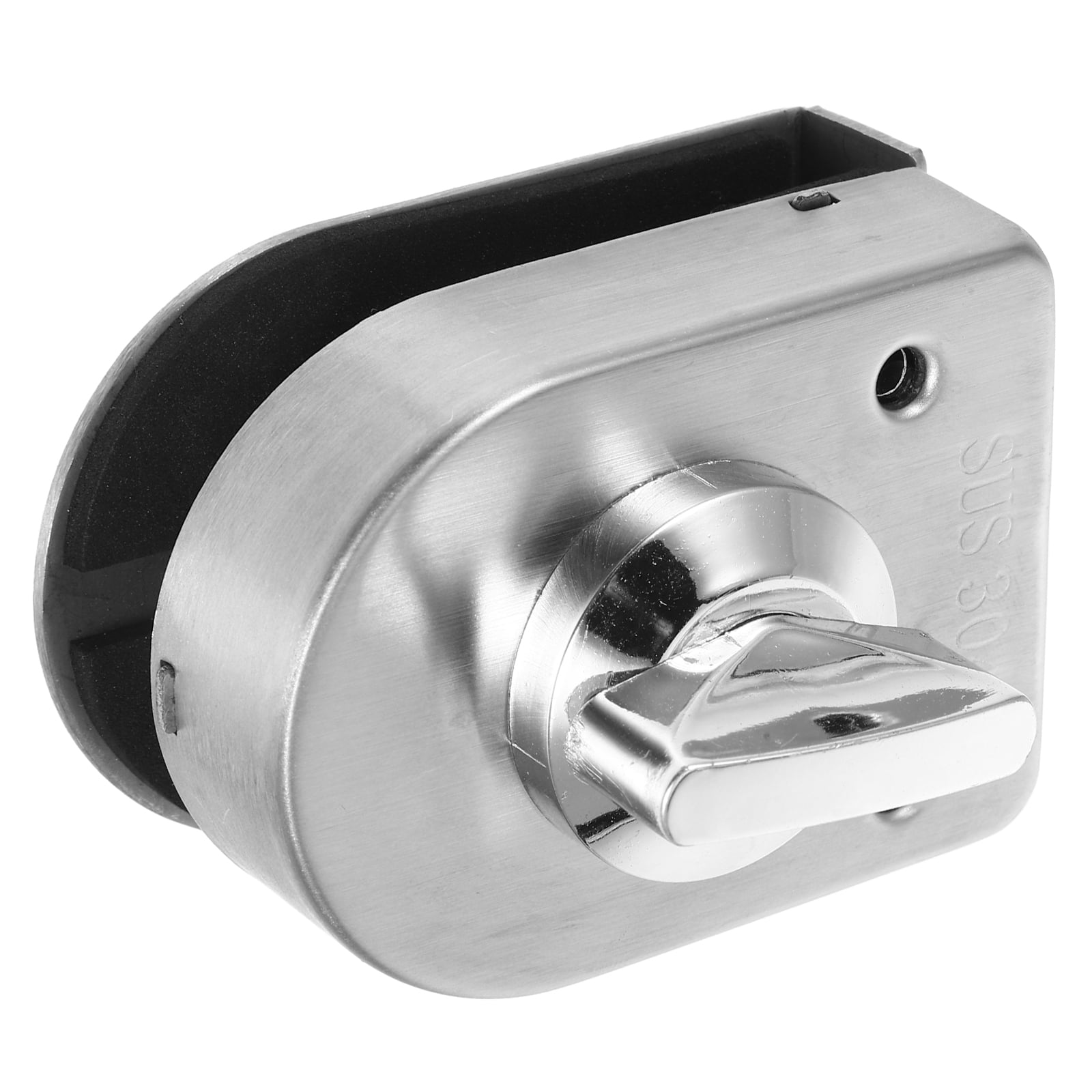 1 Set Stainless Steel Glass Door Lock Sliding Double Door Latch Bolt ...