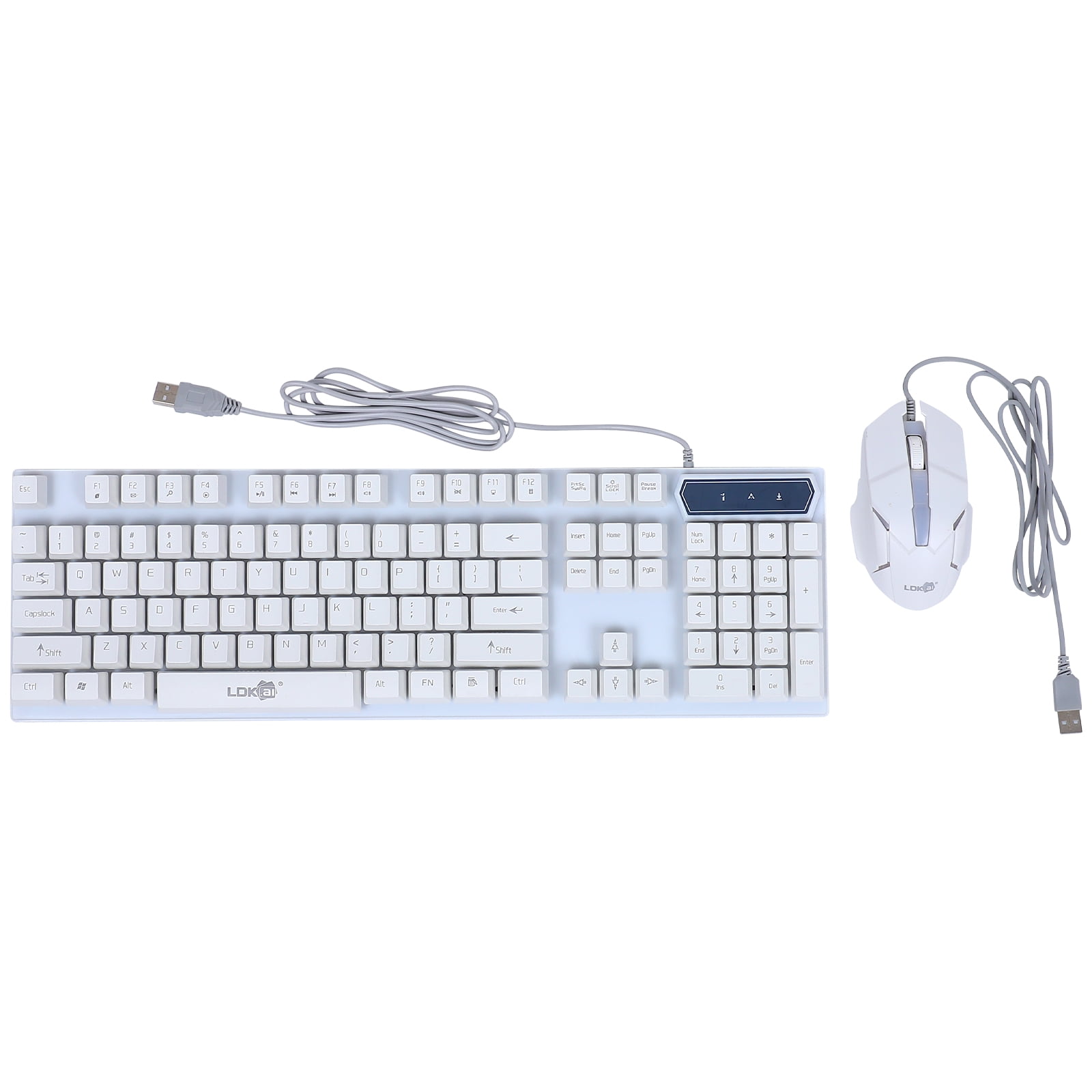 unbranded 1 Set USB Wired Keyboard Mouse Water-Resistant PC Notebook ...