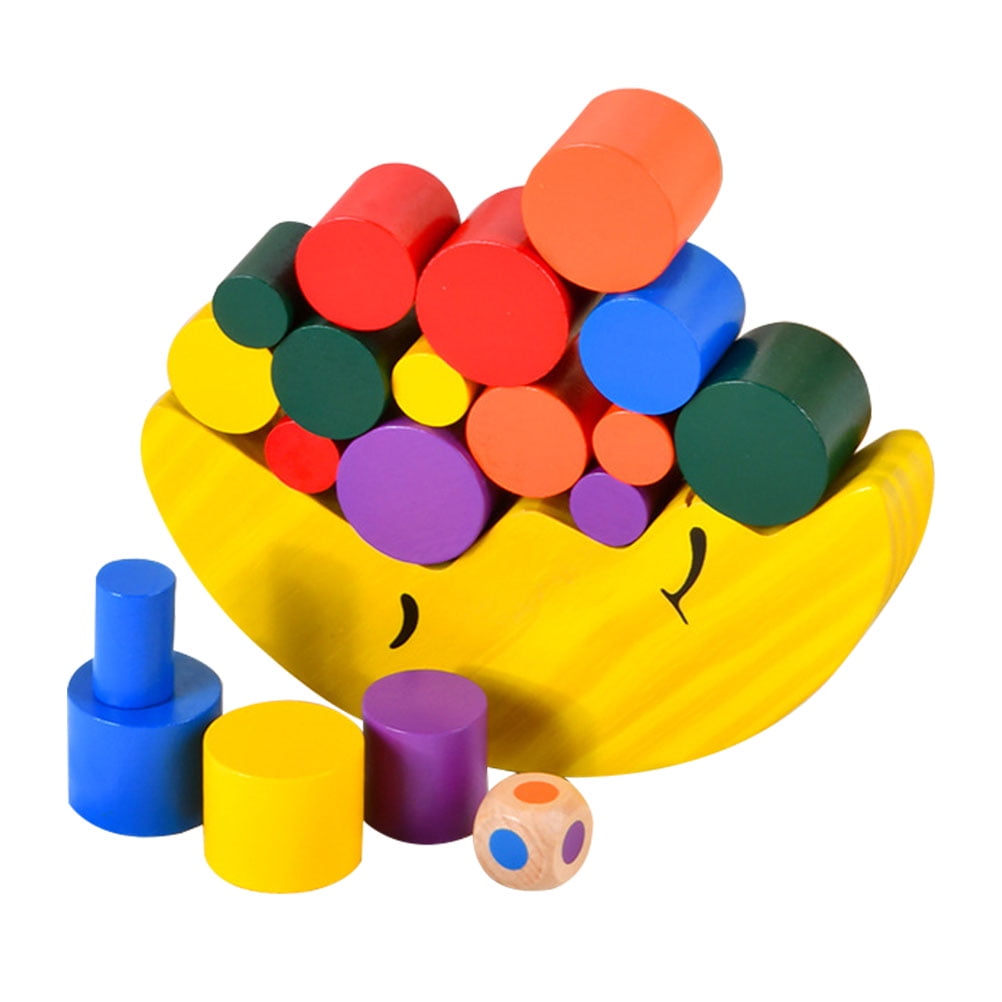 unbranded 1 Set of Cartoon Moon Balance Building Blocks Kids Building ...