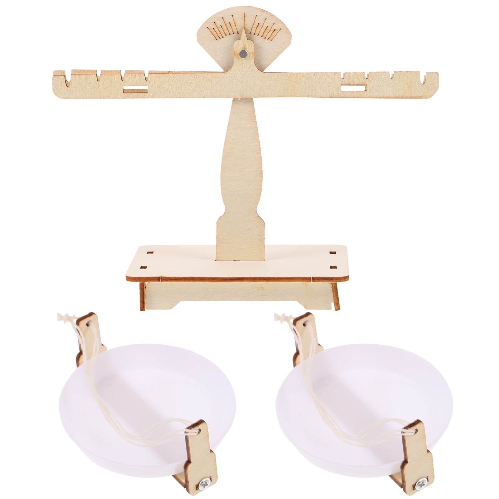 unbranded 1 Set of Children Balance Scale Wooden Balance Scale Kids ...