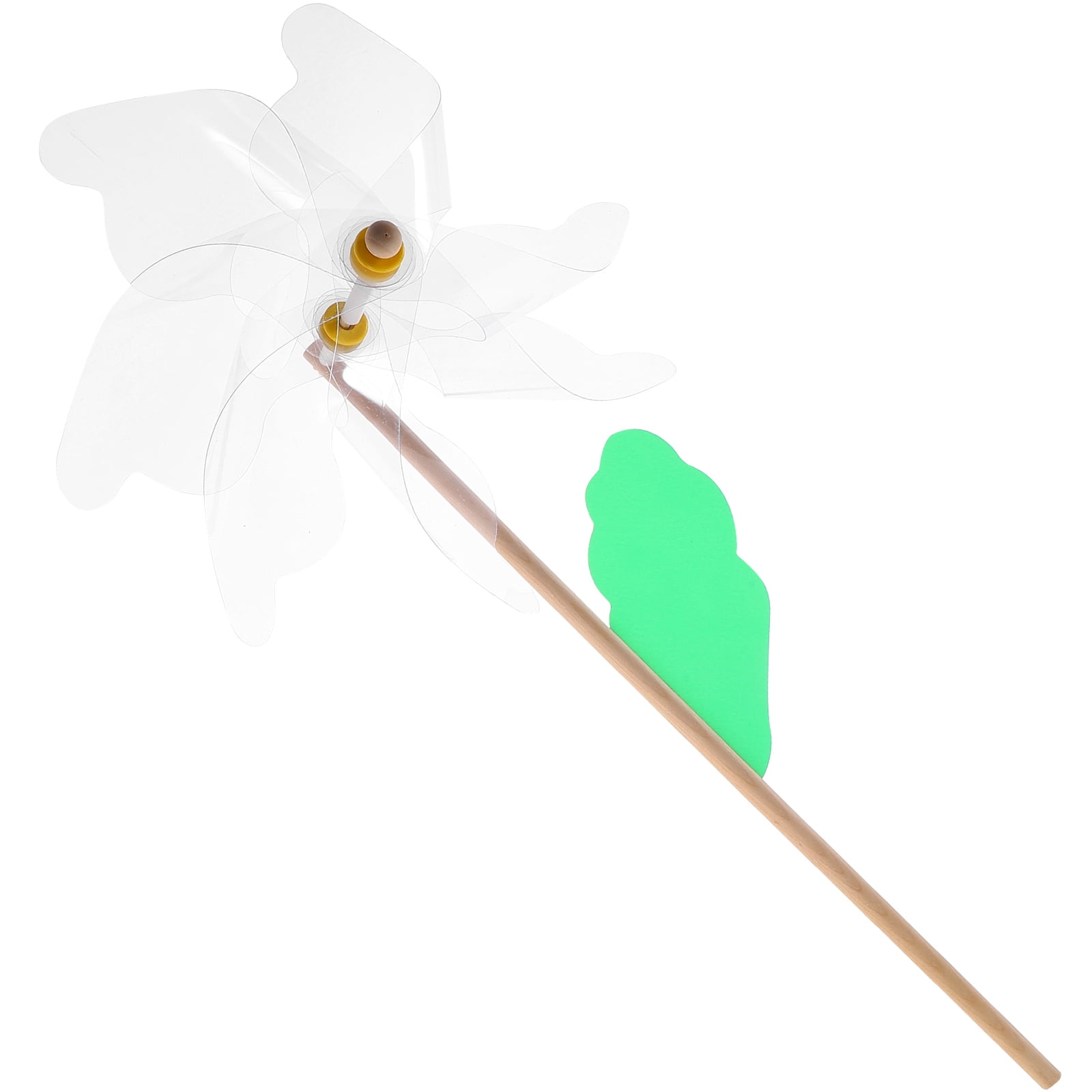 unbranded 1 Set of DIY Plastic Pinwheel Kit Unfinished Pinwheel Making ...