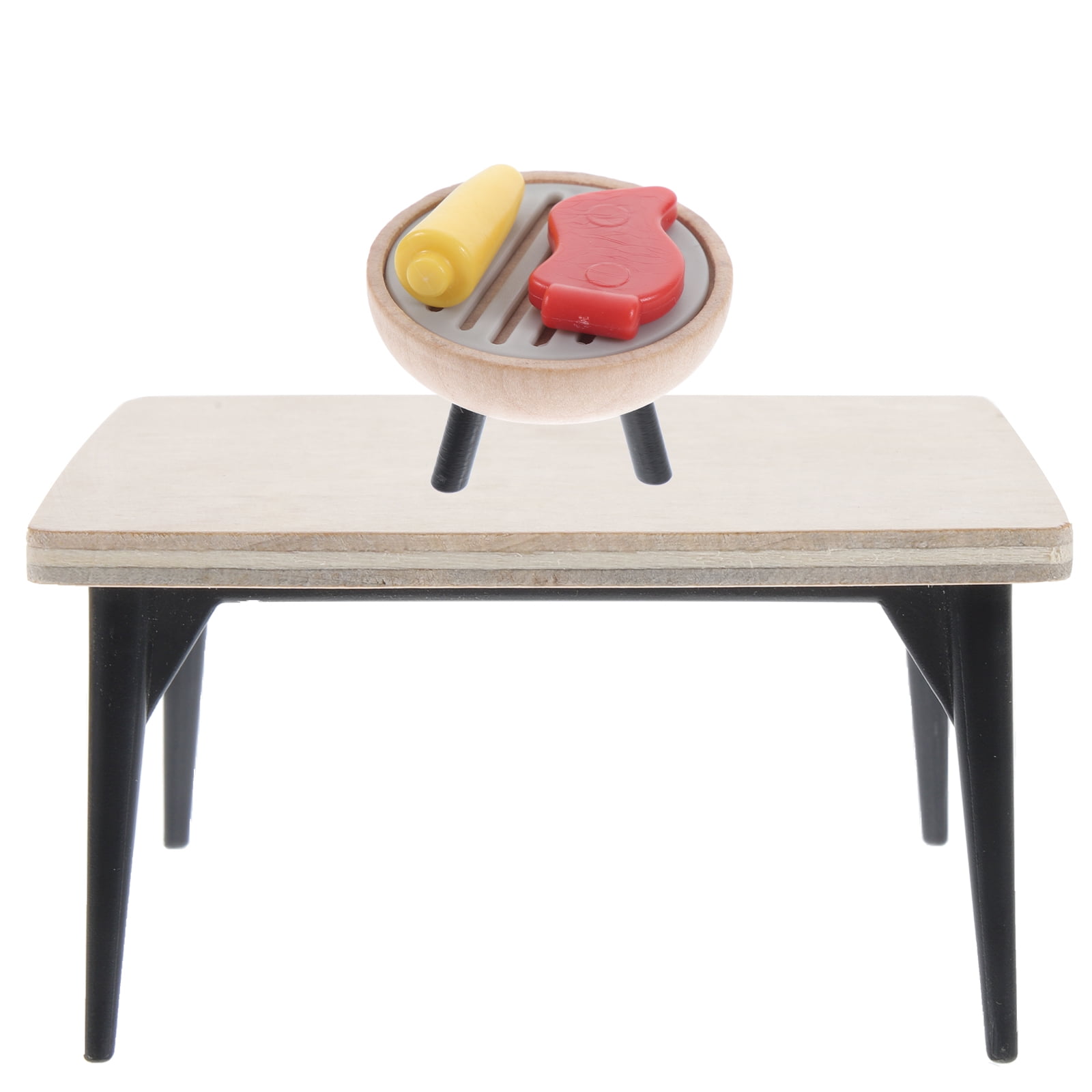 unbranded 1 Set of Doll House Miniature Grill Model Mini House Grill ...