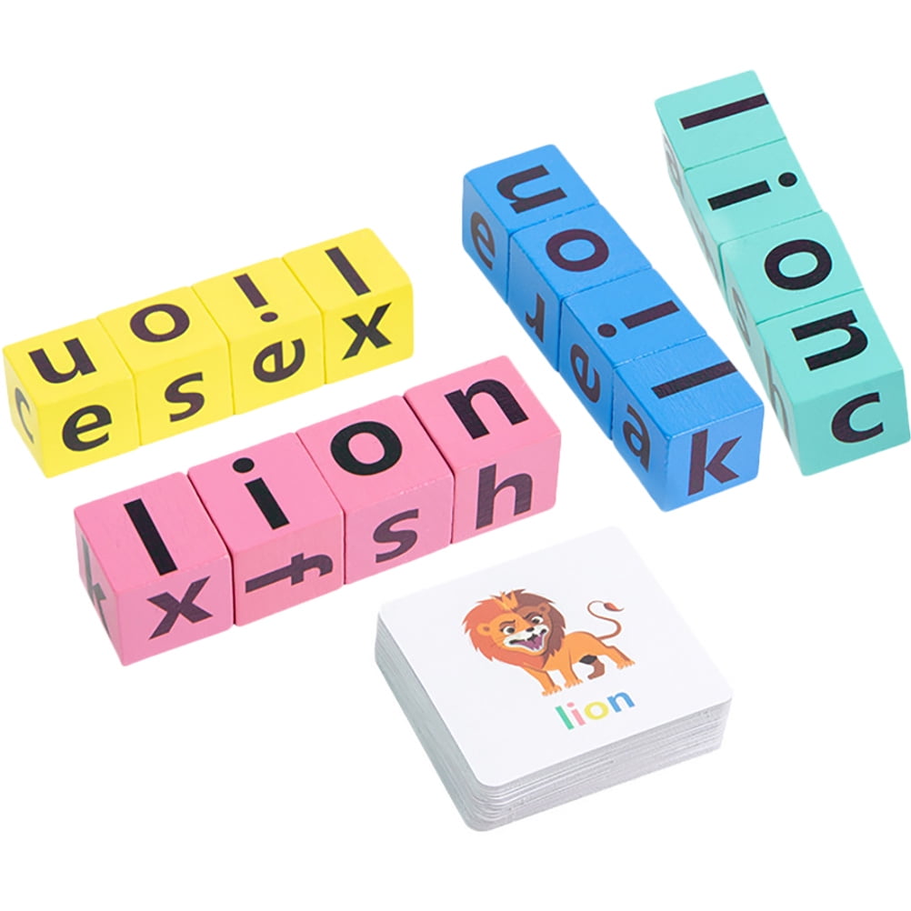 unbranded 1 Set of Kids Spelling Games Letter Matching Toy English ...