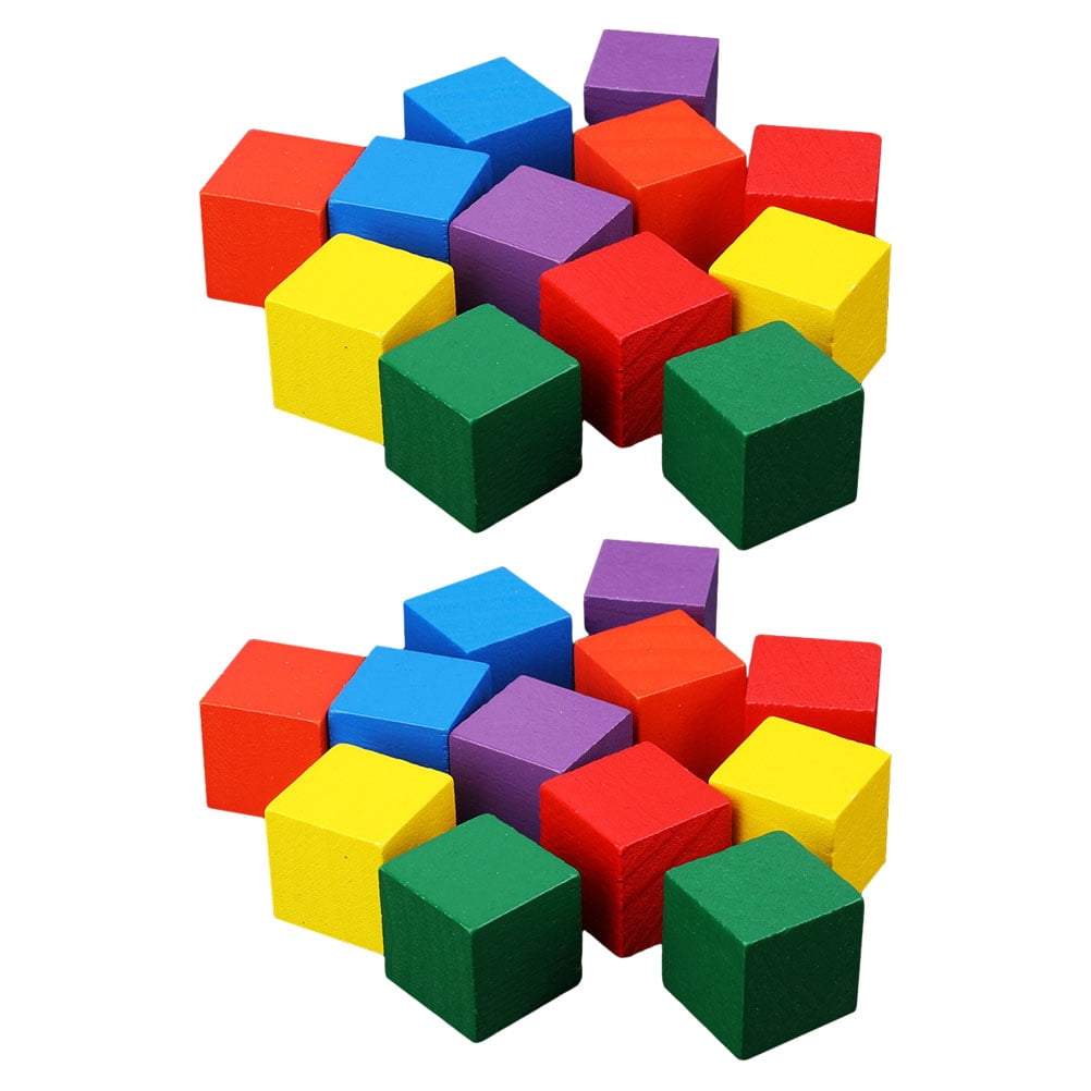 unbranded 1 Set of Portable Cube Building Blocks Small Building Blocks ...