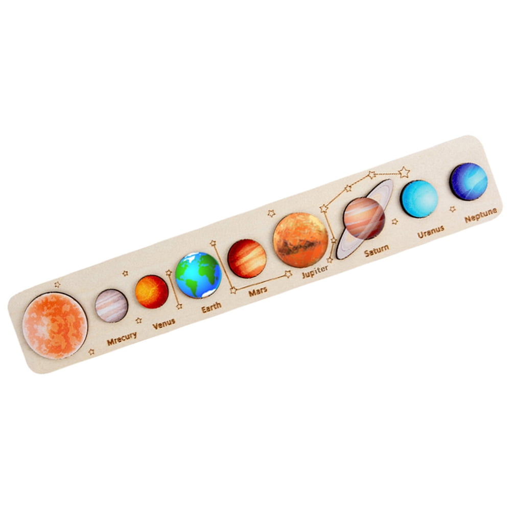 unbranded 1 Set of Solar System Puzzle Planet Matching Puzzle Solar ...