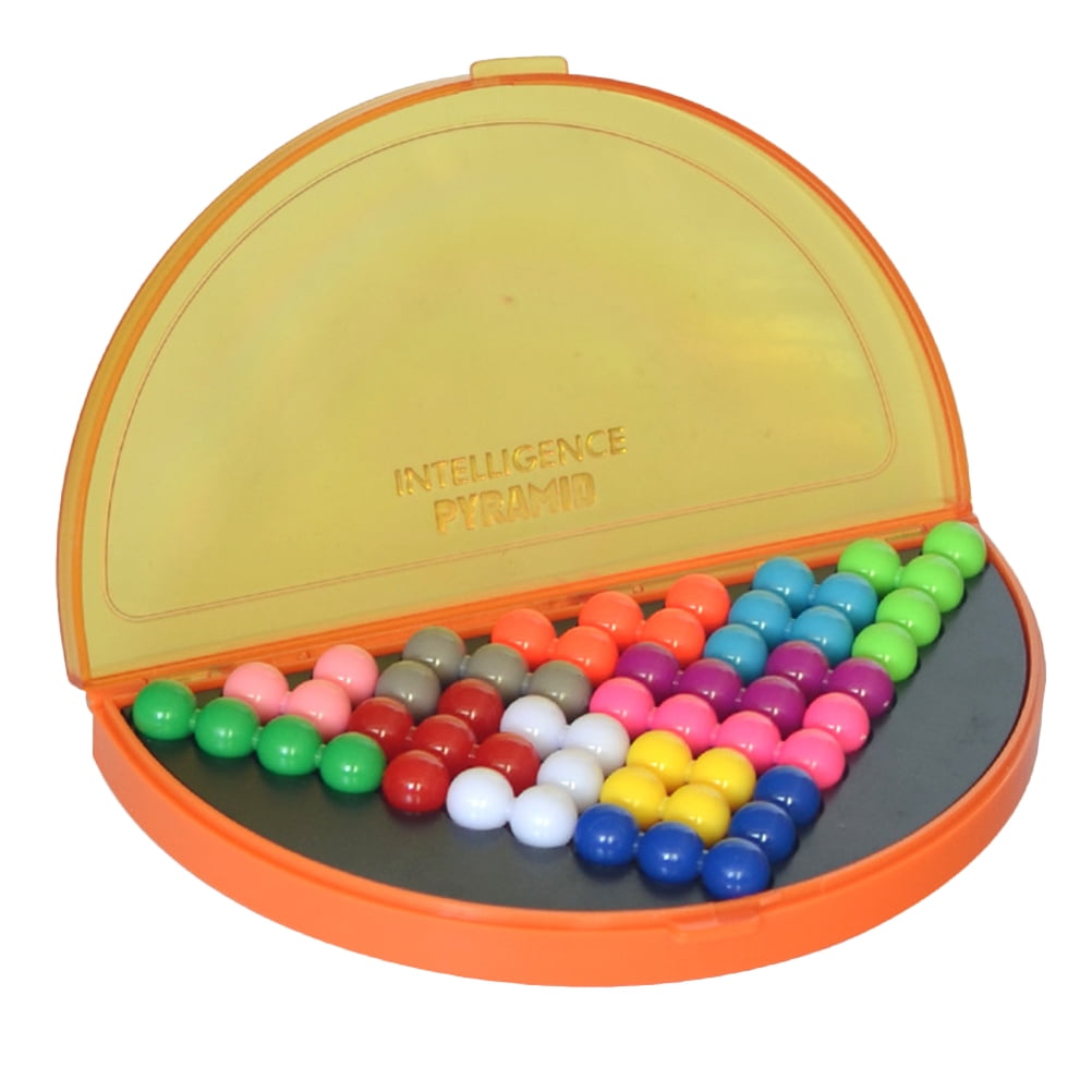 unbranded 1 Set of Wisdom Pyramid Beads Toy Intelligence Beads Logical ...