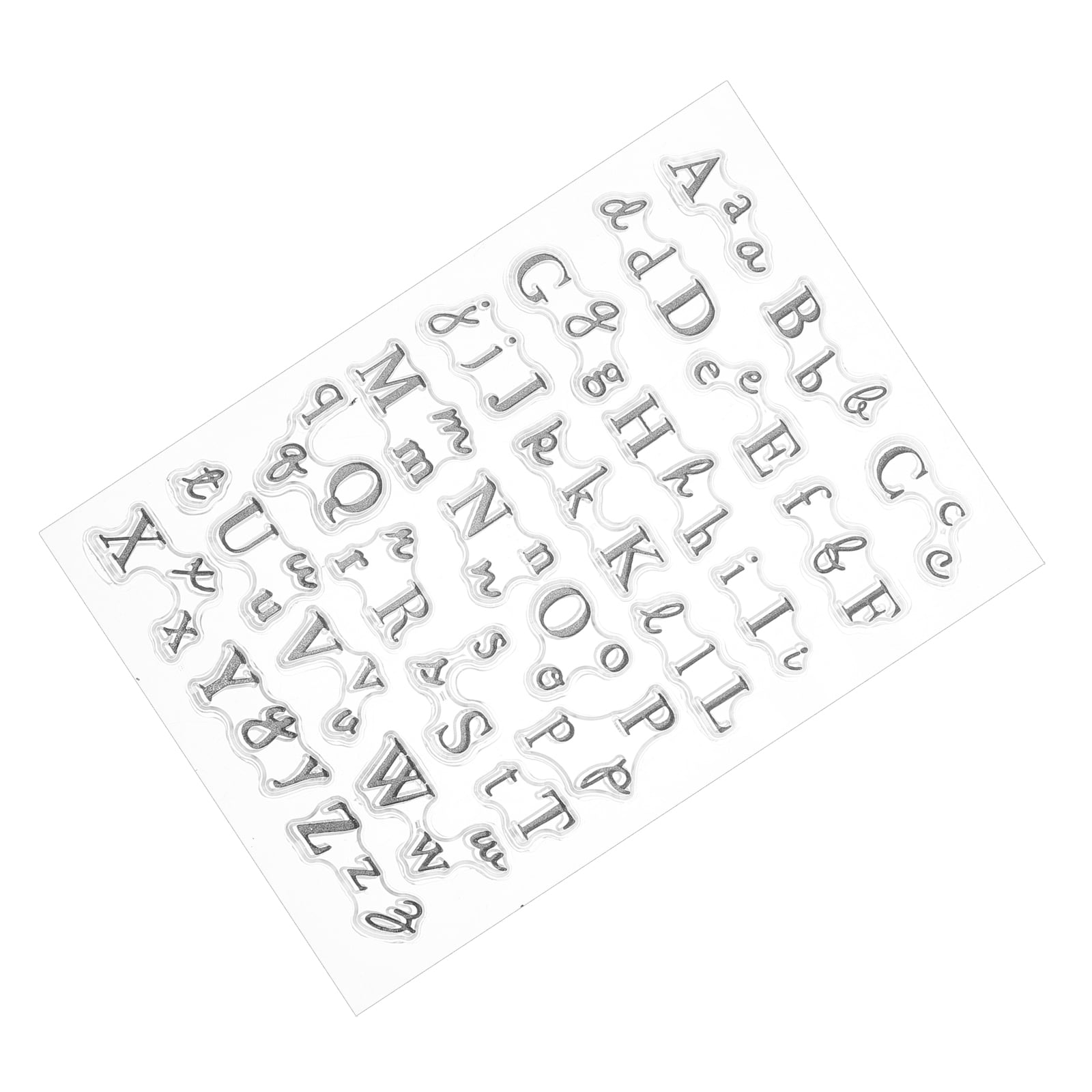unbranded 1 Sheet Letter Scrapbook Stamp Alphabet Scrapbook Stamp ...