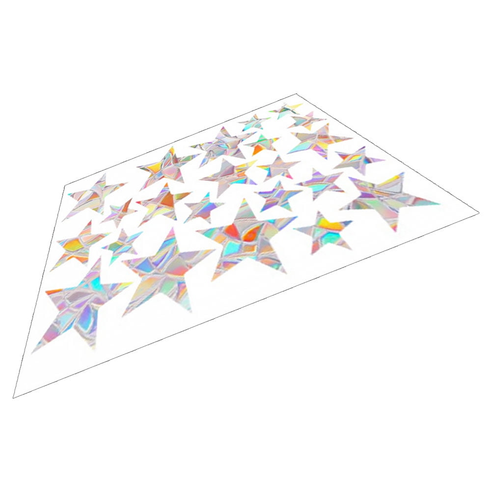 unbranded 1 Sheet Prism Window Cling Rainbow Stained Glass Film Sun ...