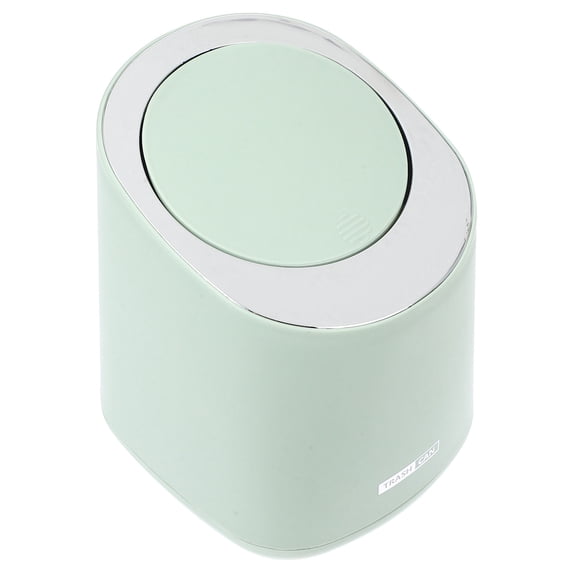 unbranded 1 set of Small Desktop Waste Bin Mini Rubbish Bin With Lid ...