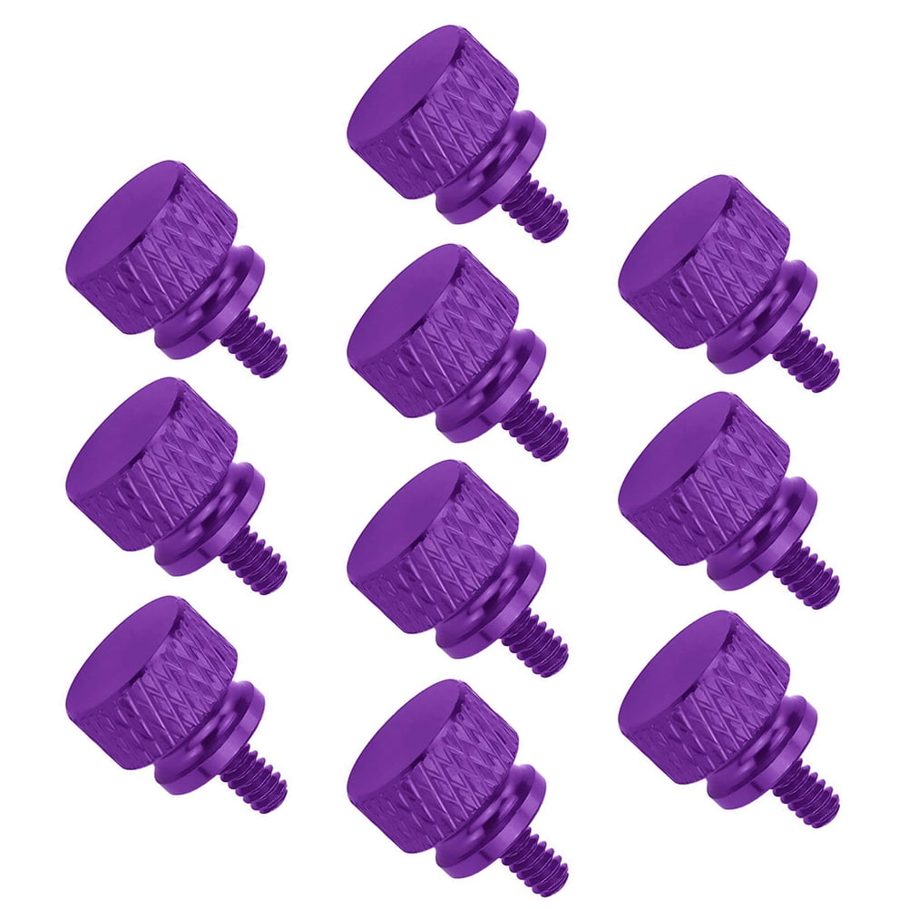 unbranded 10 PCS Chassis Thumb Screws Computer Case Thumbscrew Purple ...