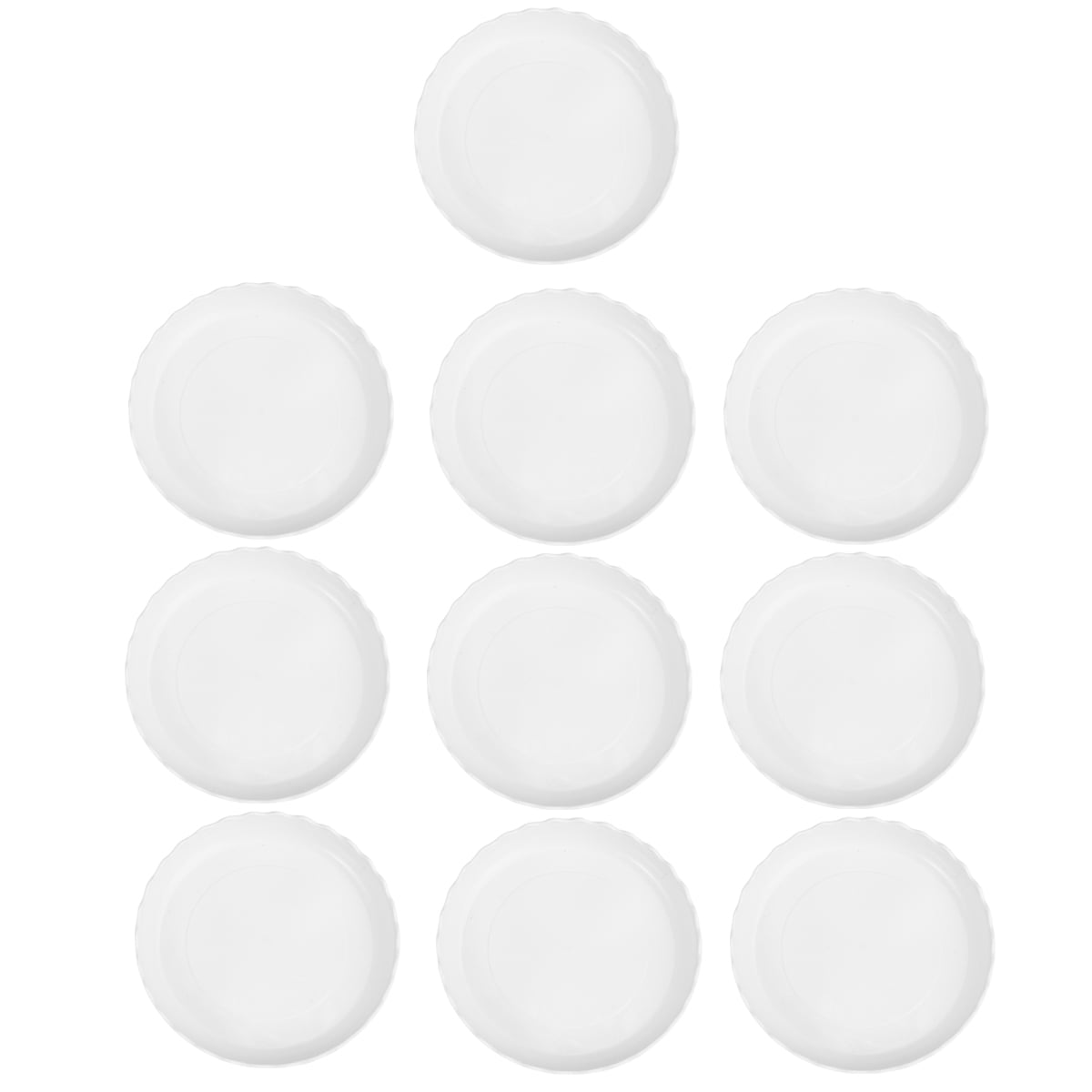 unbranded 10 PCS Flower Pot Plant Pots Tray Flowerpot Drip Tray Plants ...