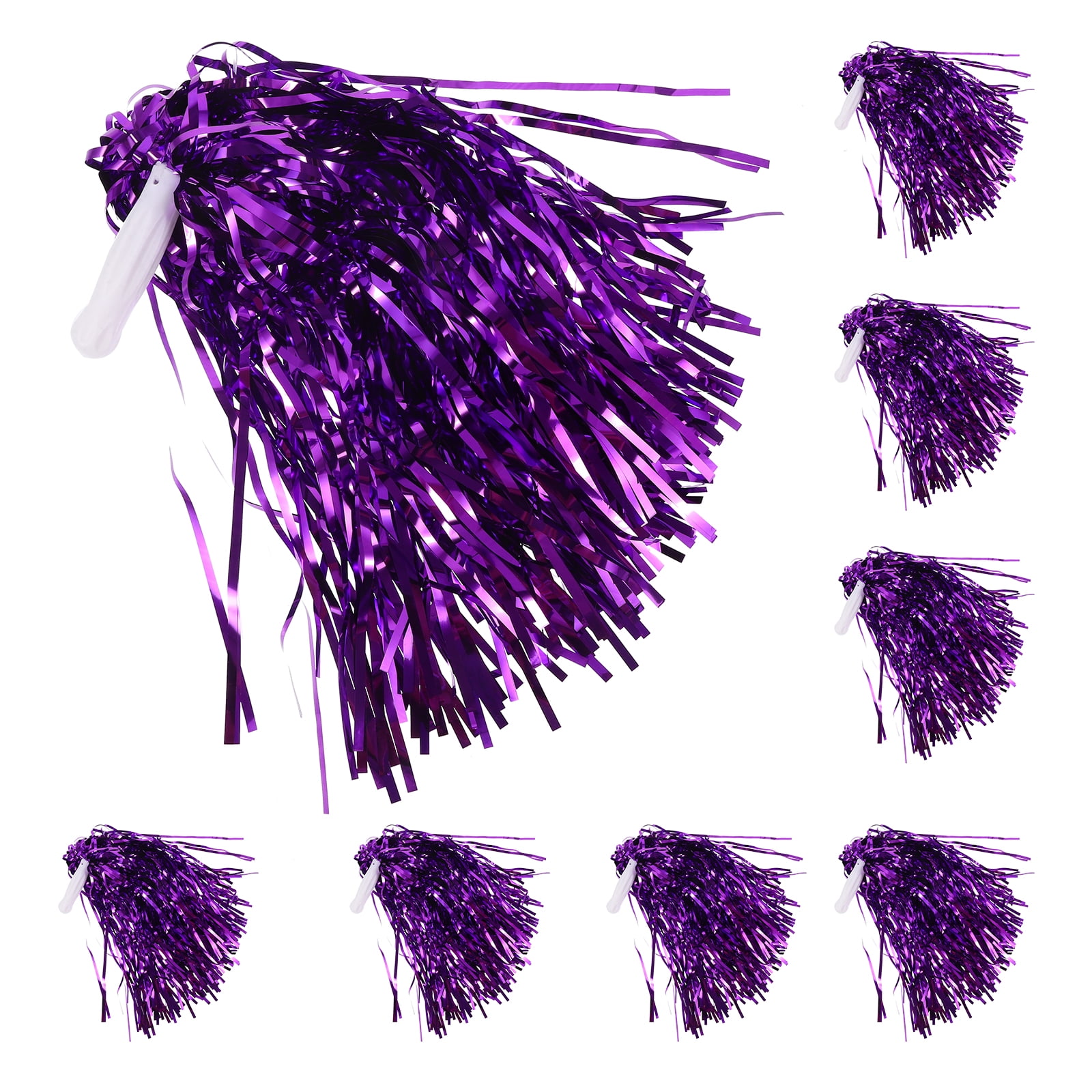 unbranded 10 Pcs/5 Cheerleader Supllies Gliter Pompoms for Cheerleaders ...