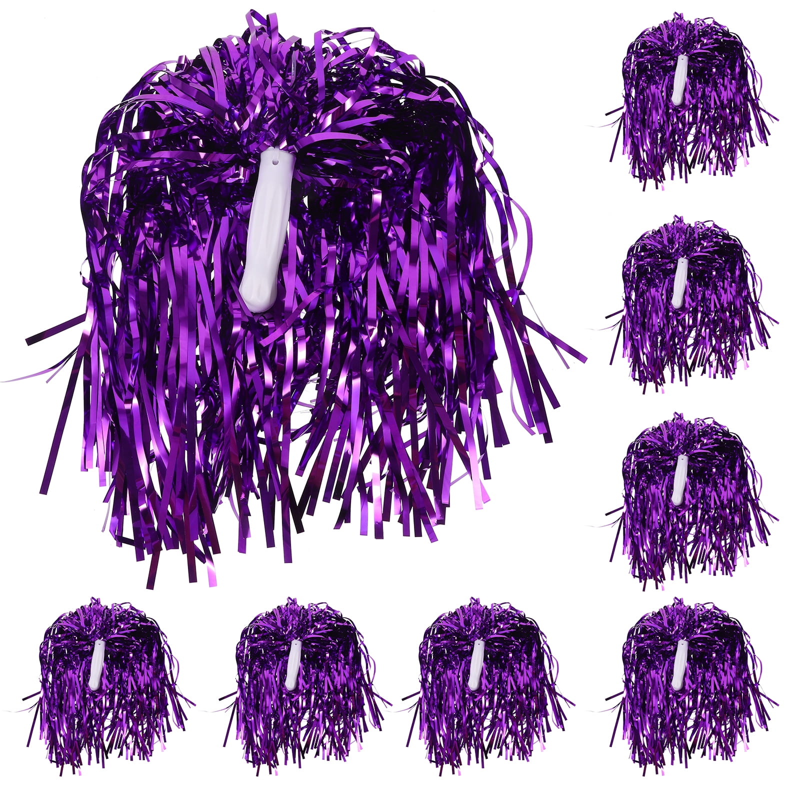 Hytrove Cheerleading Poms Cheerleading Stuff Purple Plastic for Kids ...