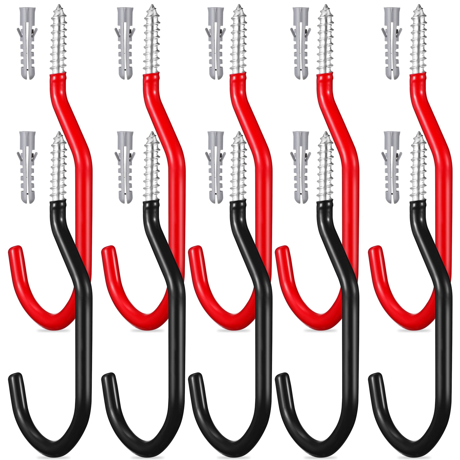 unbranded 10 Pcs Bike Storage Hooks for Garage Racks Ceiling Cargo ...