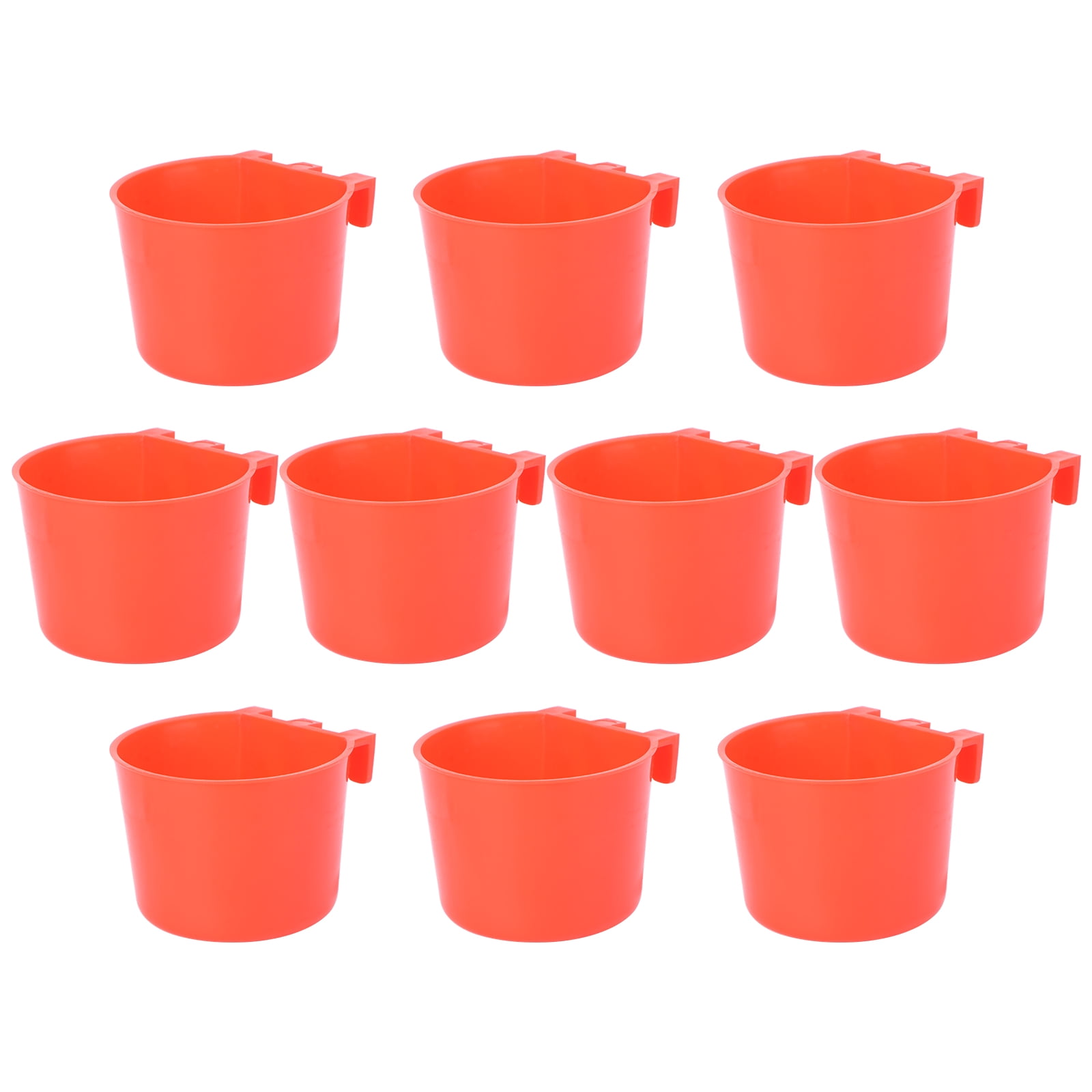 unbranded 10 Pcs Bird Water Cups Pigeon Feeder Containers for Food Bath ...