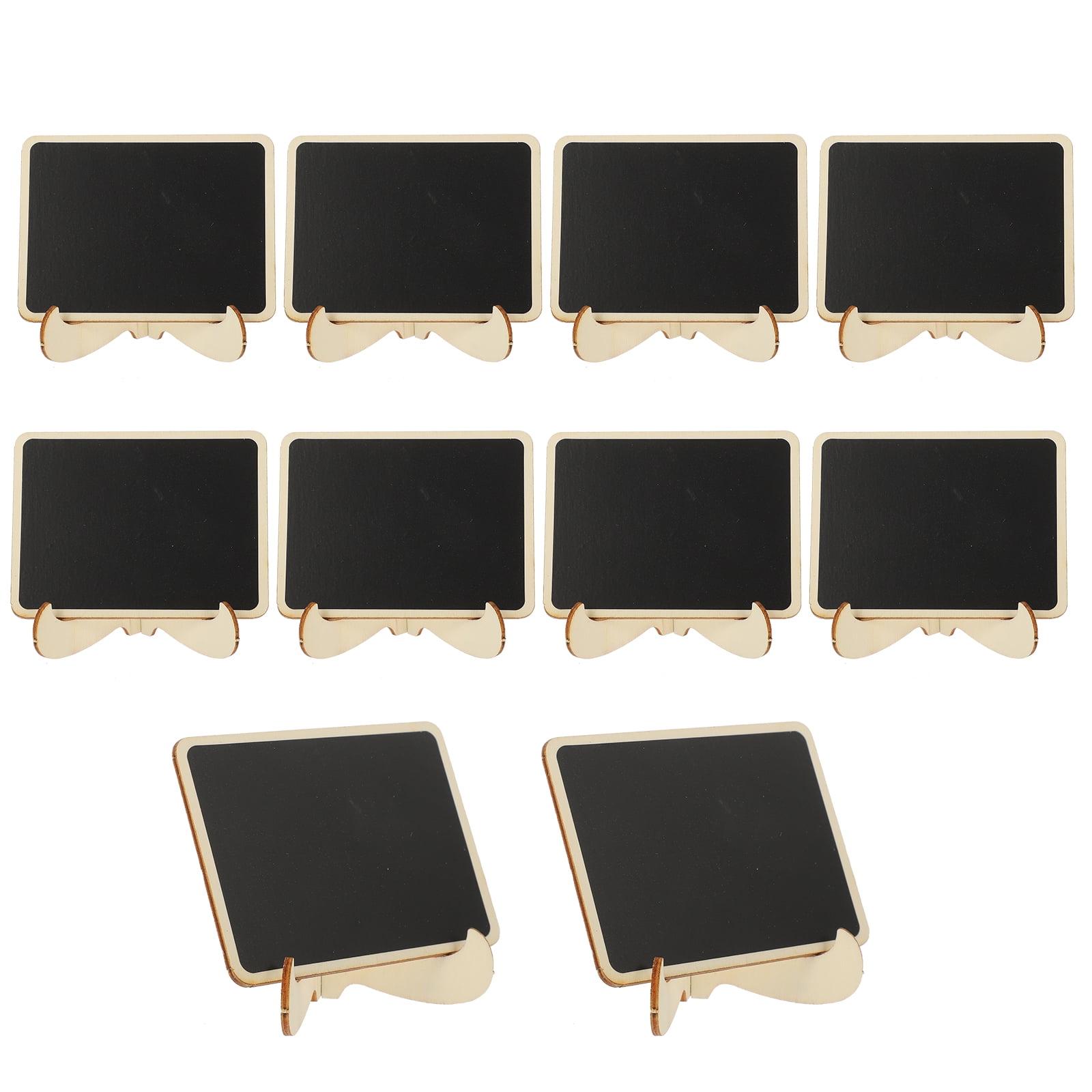 unbranded 10 Pcs Chalkboard Labels Markers Pvc Small Blackboard Desktop Message Boards - Walmart.com