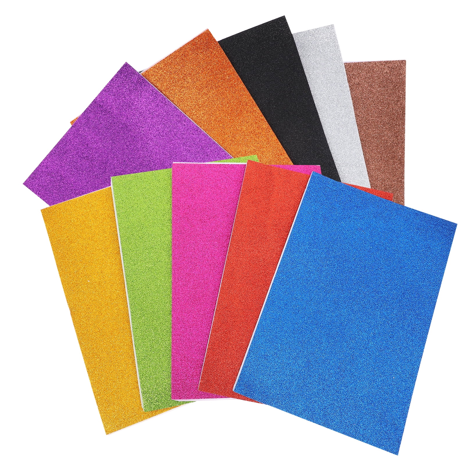 unbranded 10 Pcs Children DIY Sparkly Paper Scrapbook Tissue Colorful ...