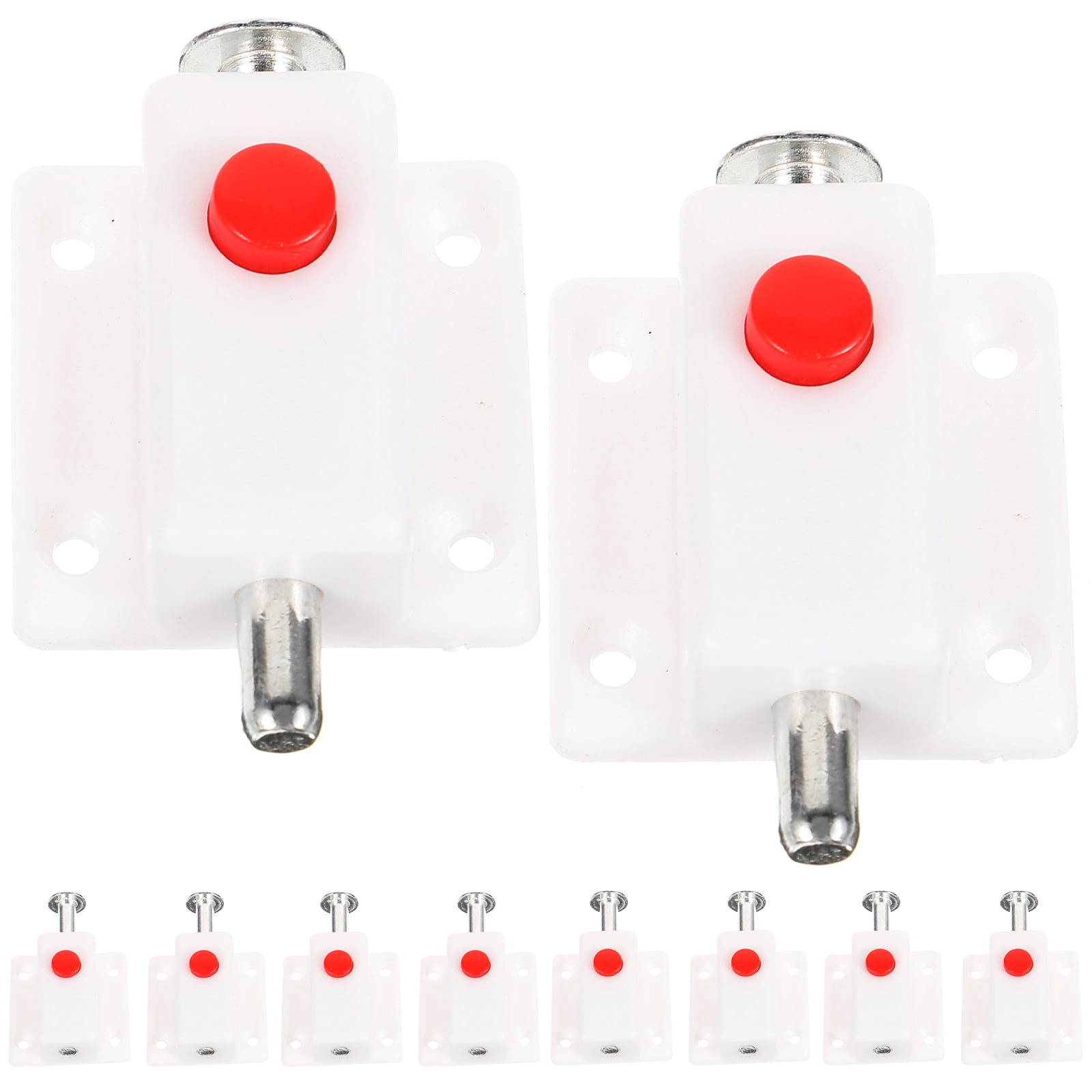 unbranded 10 Pcs Chain Lock Door Locks Plastic Self-elastic Pin Cabinet ...