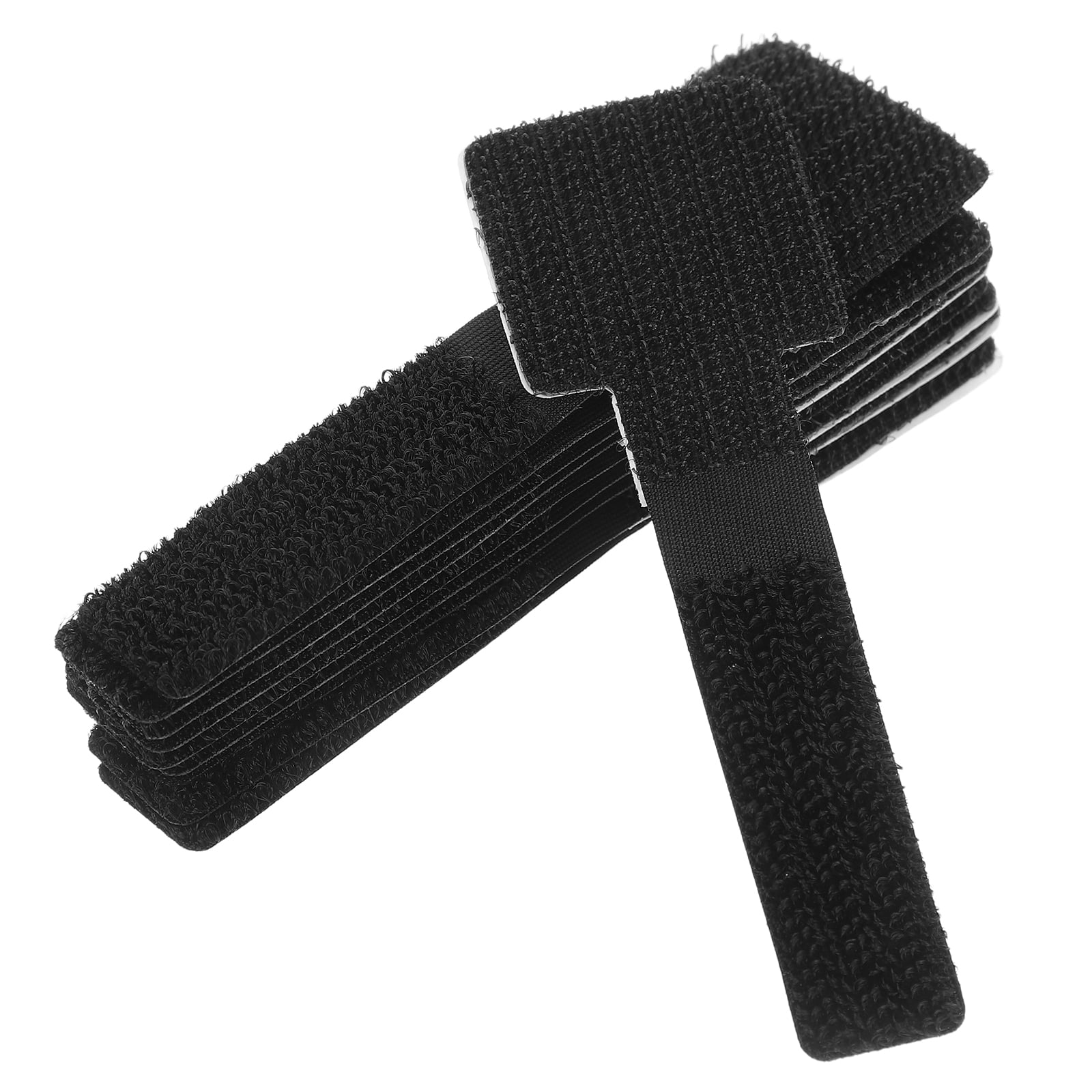 unbranded 10 Pcs Computer Cord Ties Wall-mounted Bracket Clothes Black ...