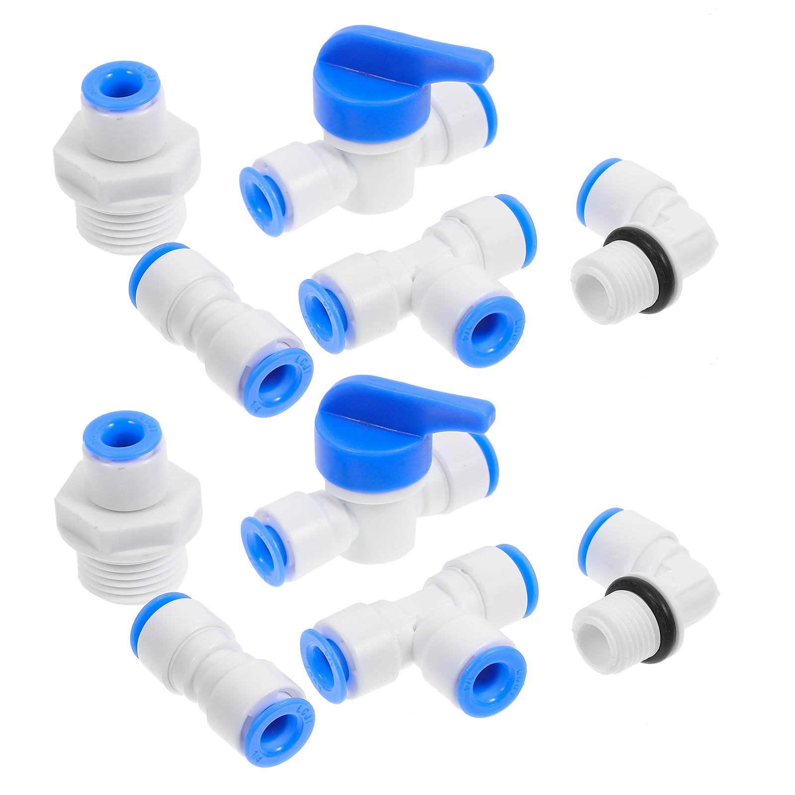 unbranded 10 Pcs Faucet Hose Adapter Straight Connector Water Filter ...