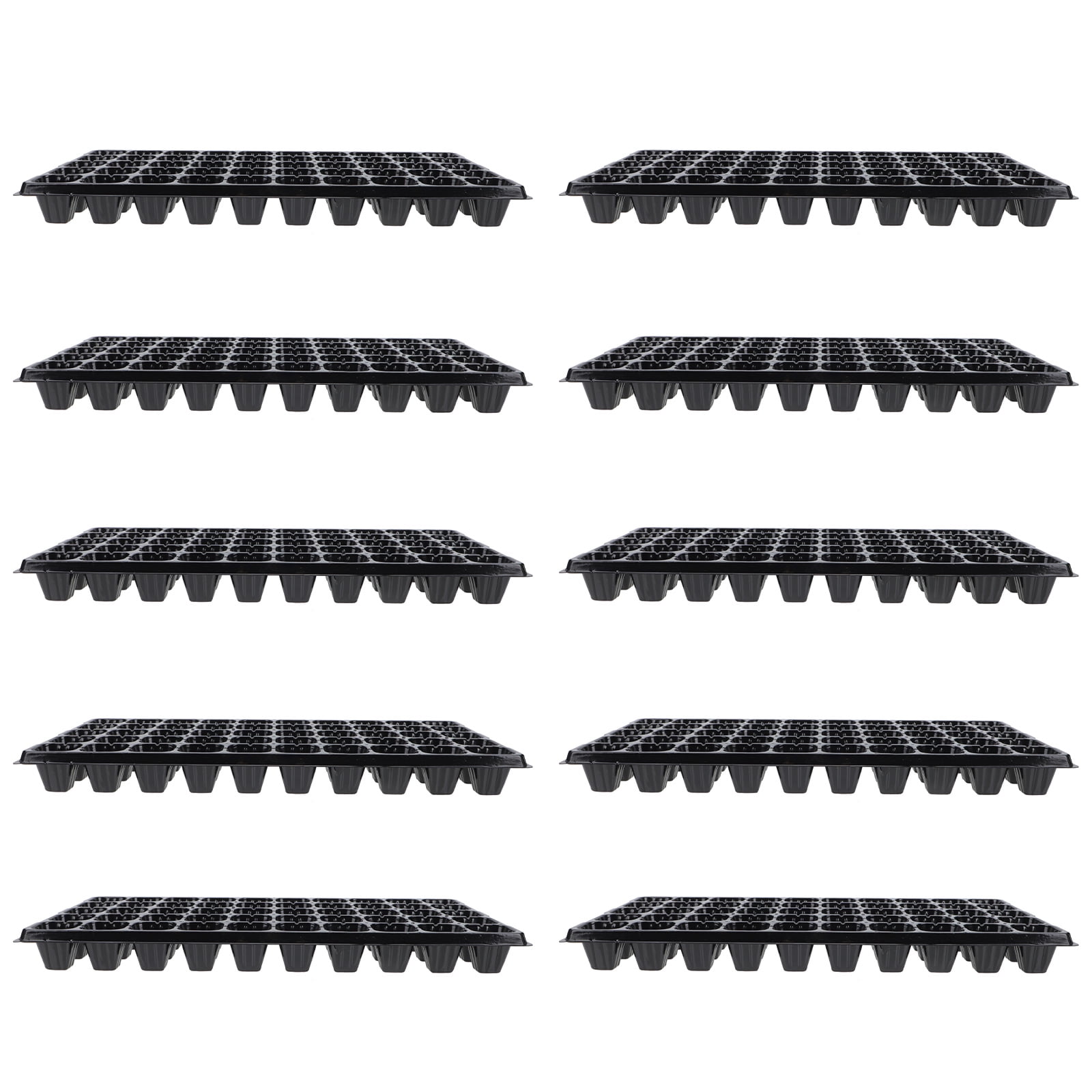WHAMVOX Germination Plates for from Durable PP Black Color 50 Holes ...