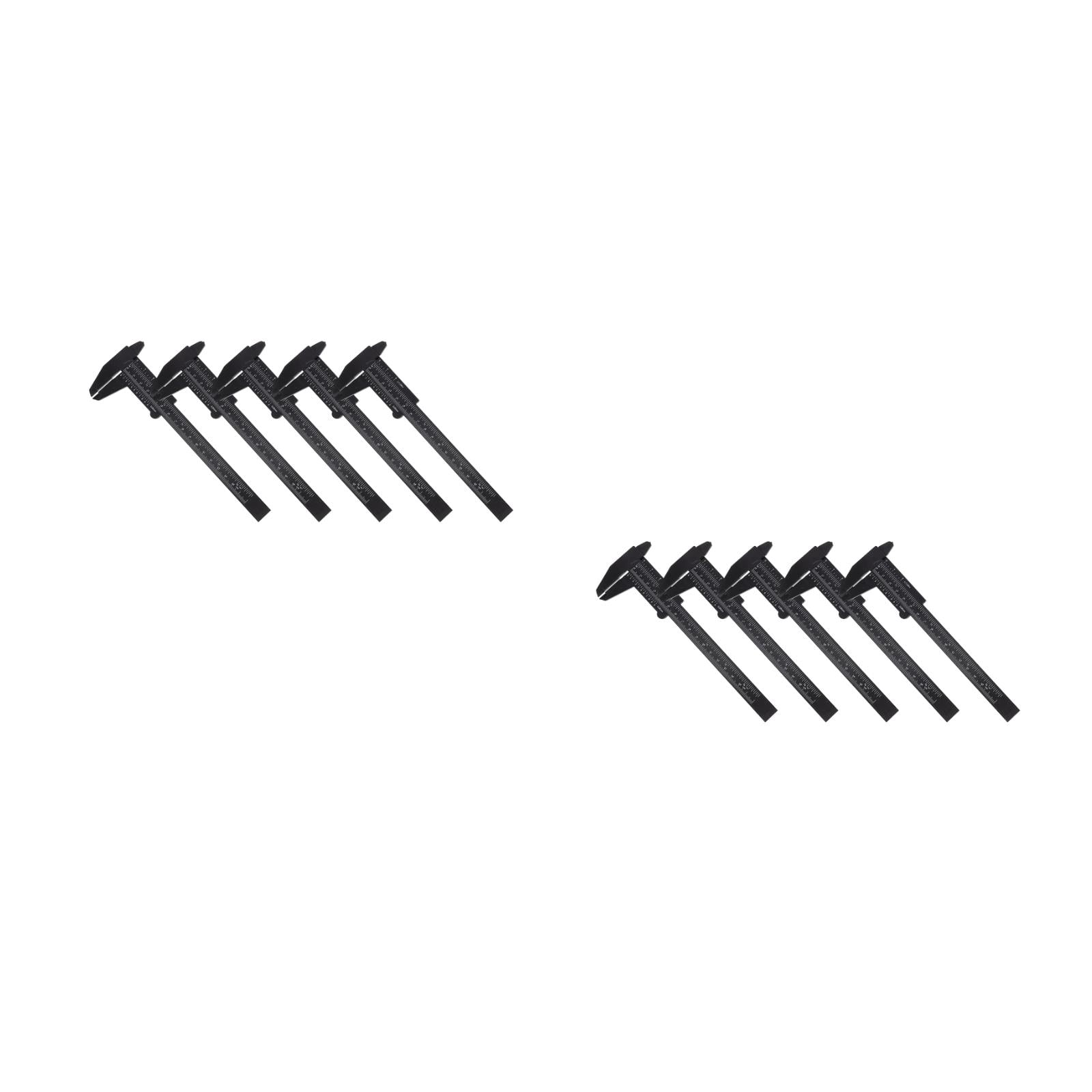 unbranded 10 Pcs Handy Sliding Gauge Vernier Caliper Ruler Mini Pocket ...