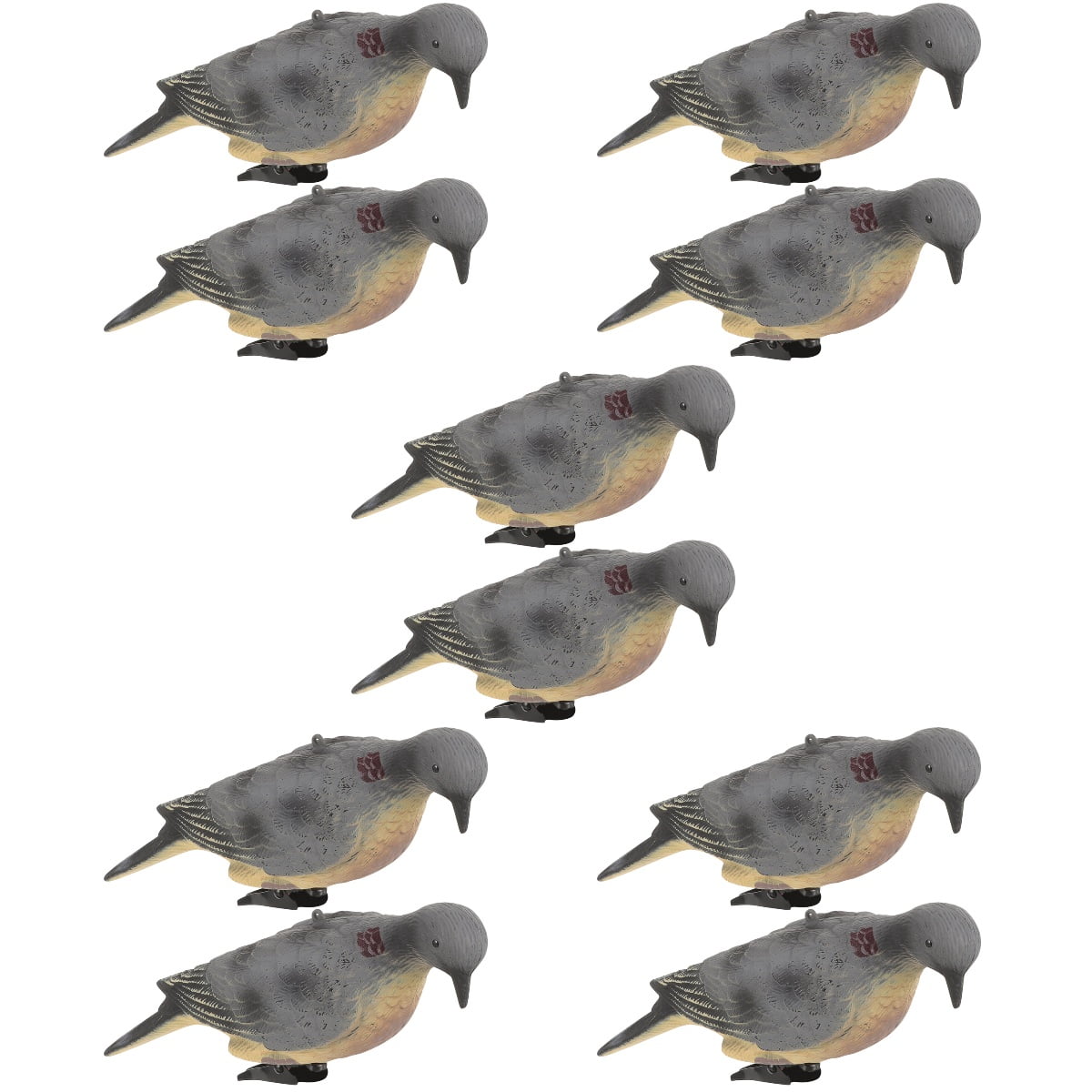 unbranded 10 Pcs Hunting Pigeon Fake Pigeon Model Pigeon Figurine Fake ...
