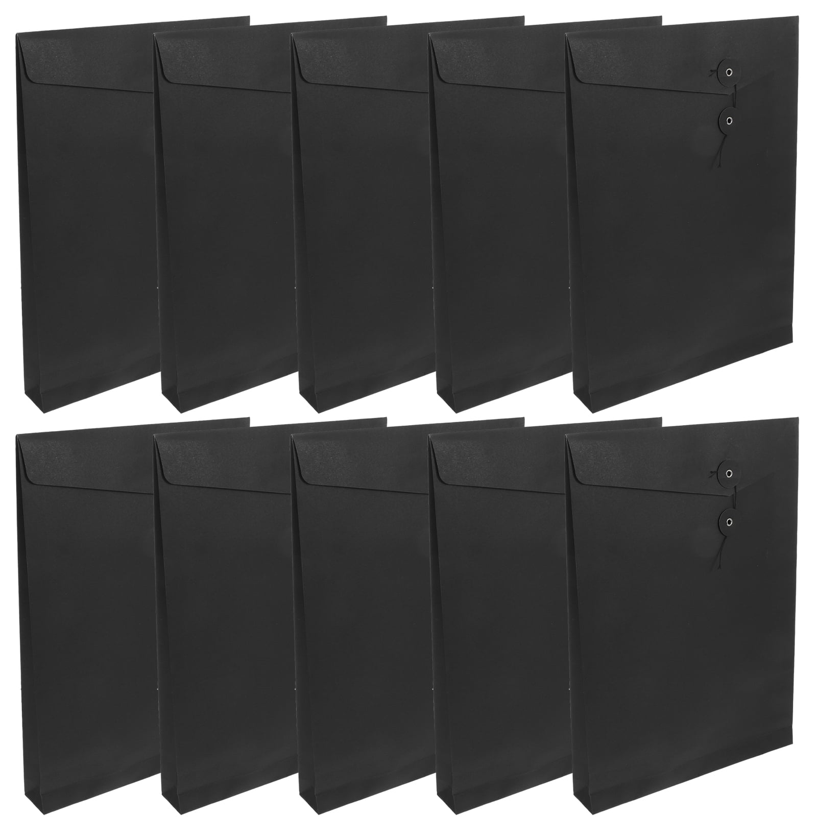 unbranded 10 Pcs Kraft Paper Portfolio Organized Envelopes Easy to Use ...