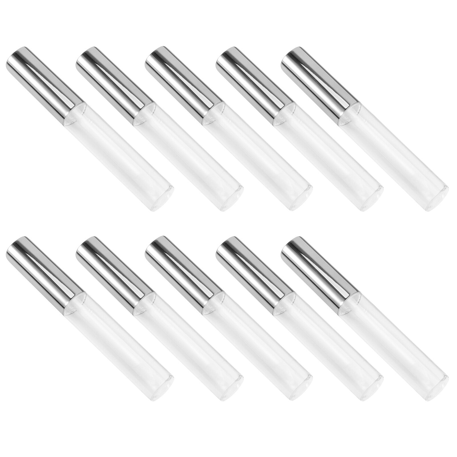 unbranded 10 Pcs Lip Circular Tube Gloss Bottle Container Empty Wand ...