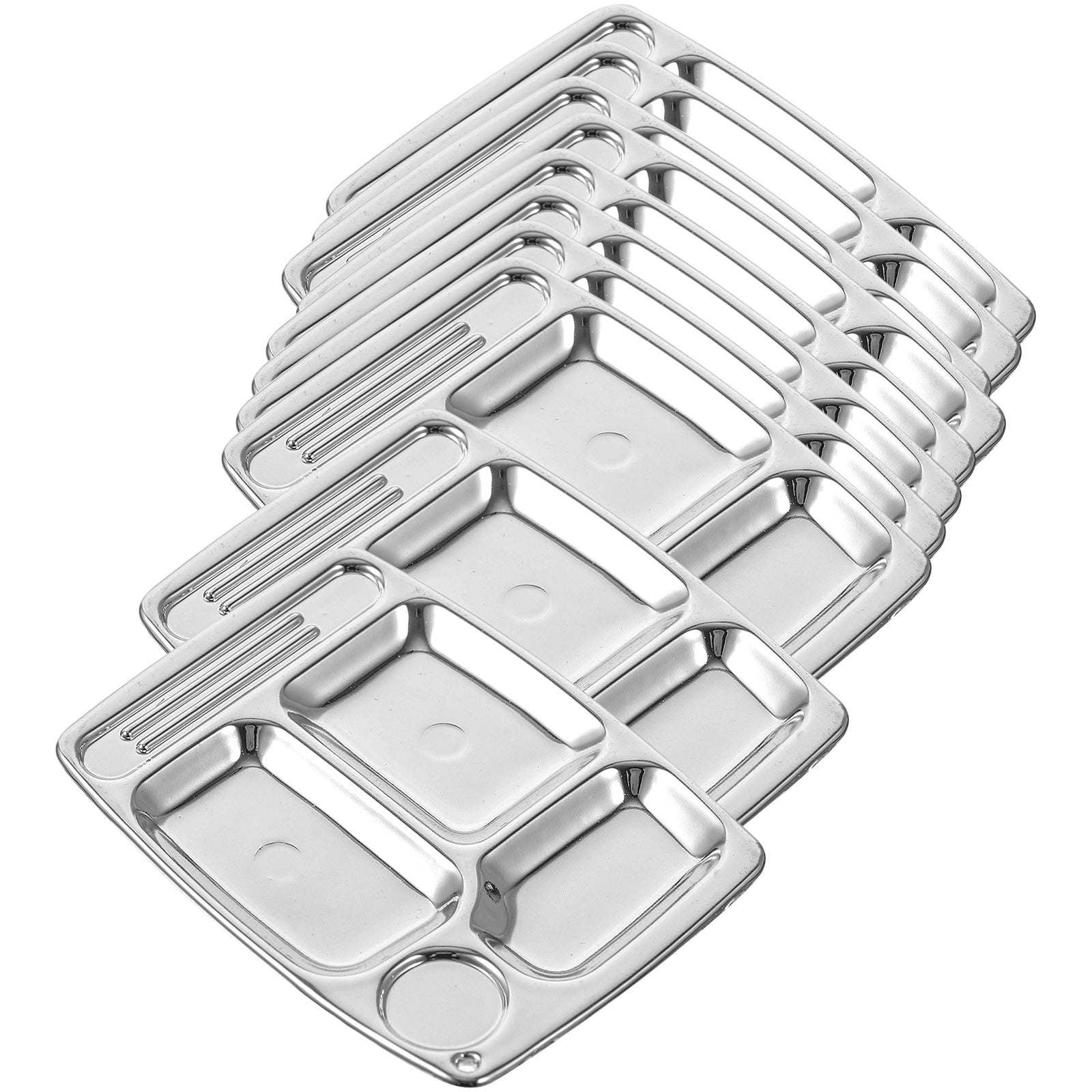 unbranded 10 Pcs Miniature Food and Play Dinner Plates Dining Child ...