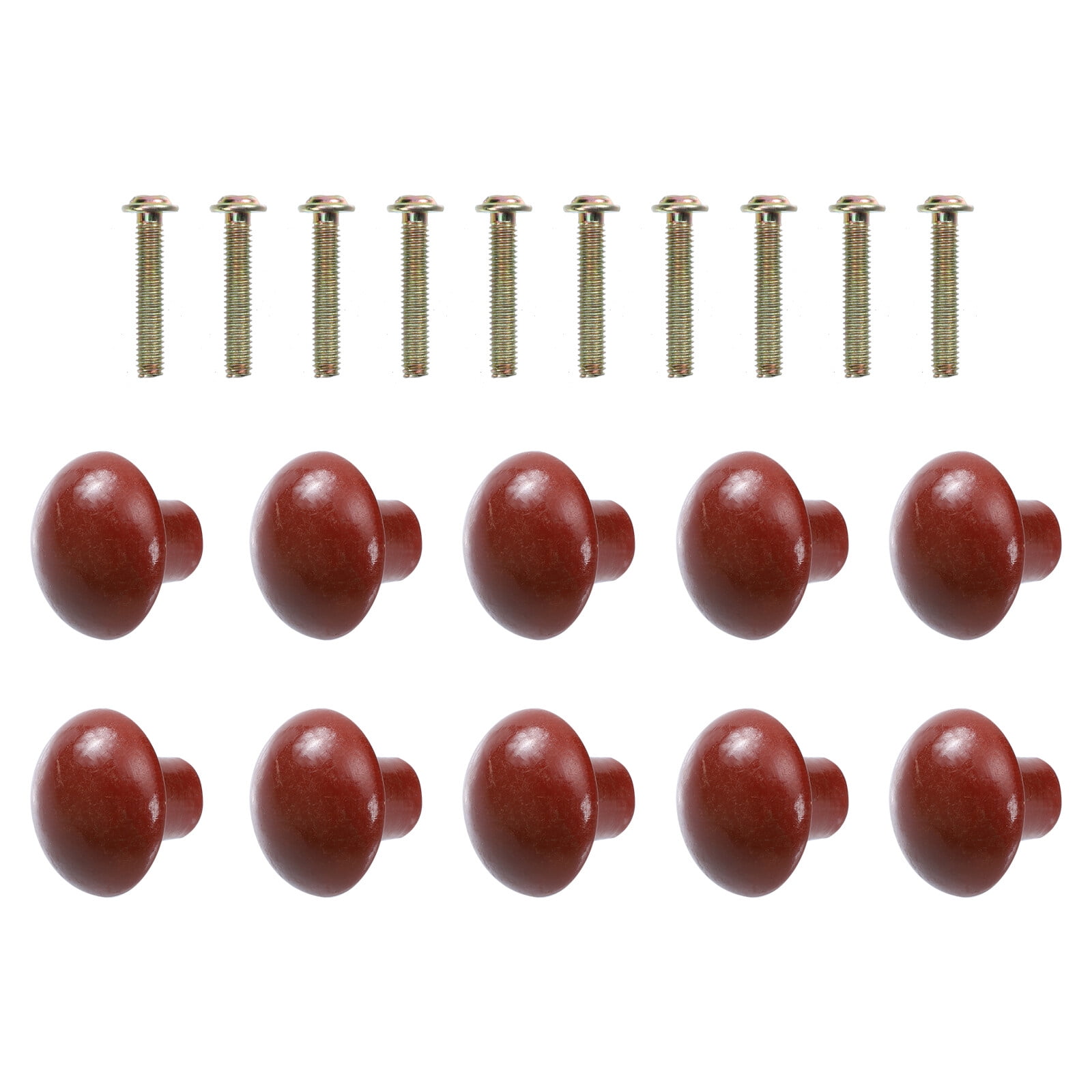 unbranded 10 Pcs Mushroom Head Handle Fine Craftsmanship Knobs ...