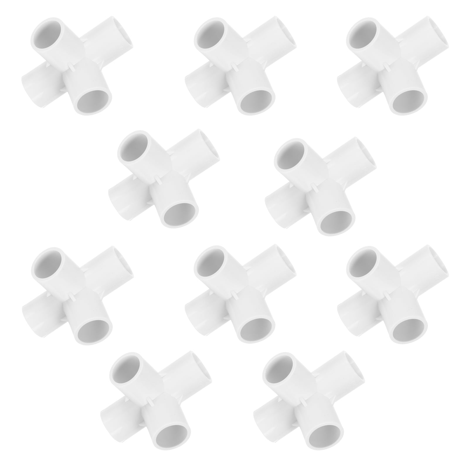 unbranded 10 Pcs Nozzle Hose Connector Four-Way Water Pipe Joint ...