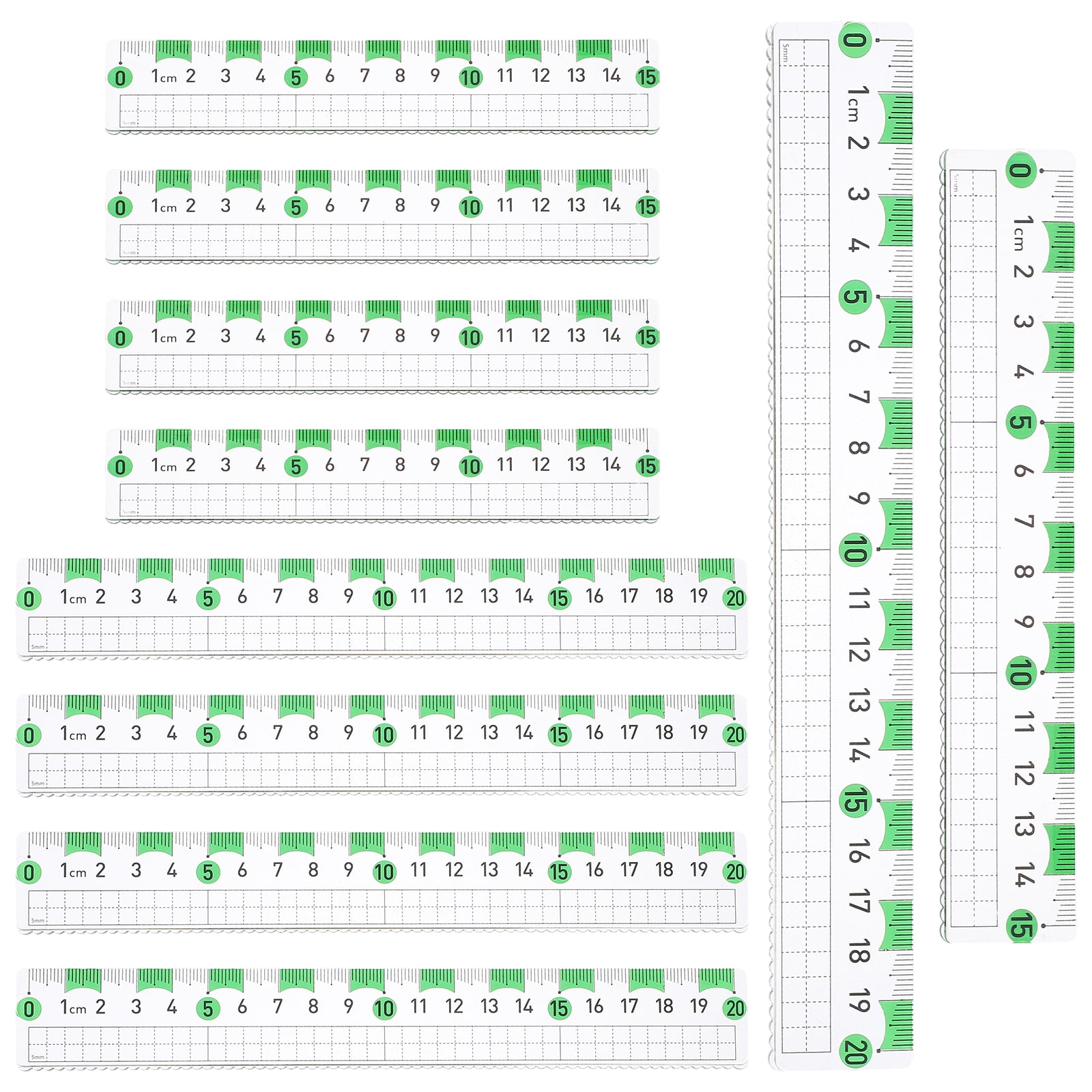 unbranded 10 Pcs Painting Ruler Rulers Square Student Office - Walmart.com