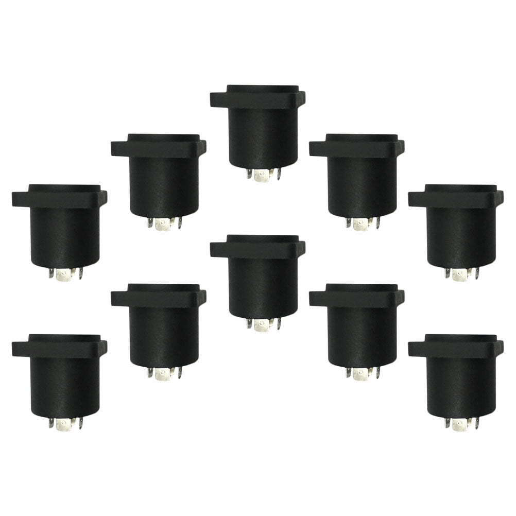 unbranded 10 Pcs Plate Sockets Cord Speaker Simple Operation Sound Box ...