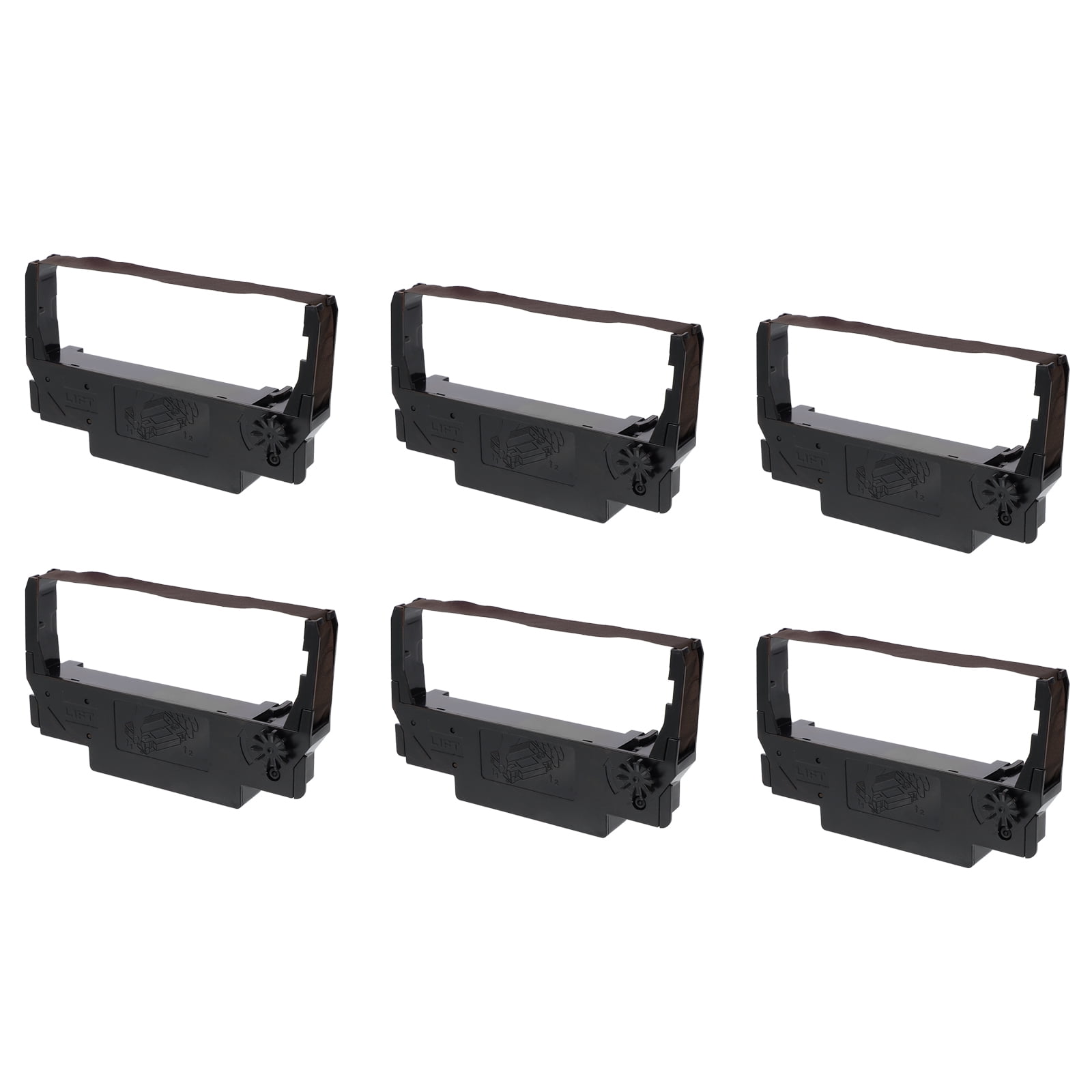 FONDOTIN 10Pcs Nylon Printer Ribbon Purple Smooth Ink for Cash Register ...