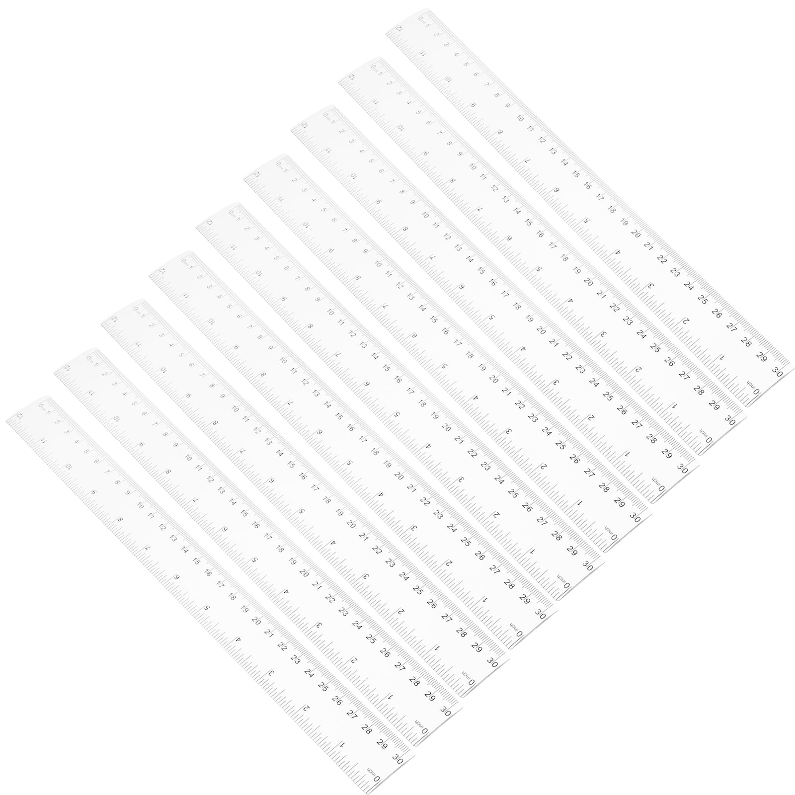 unbranded 10 Pcs Ruler Pocket Architecture Scale Drawing Office ...