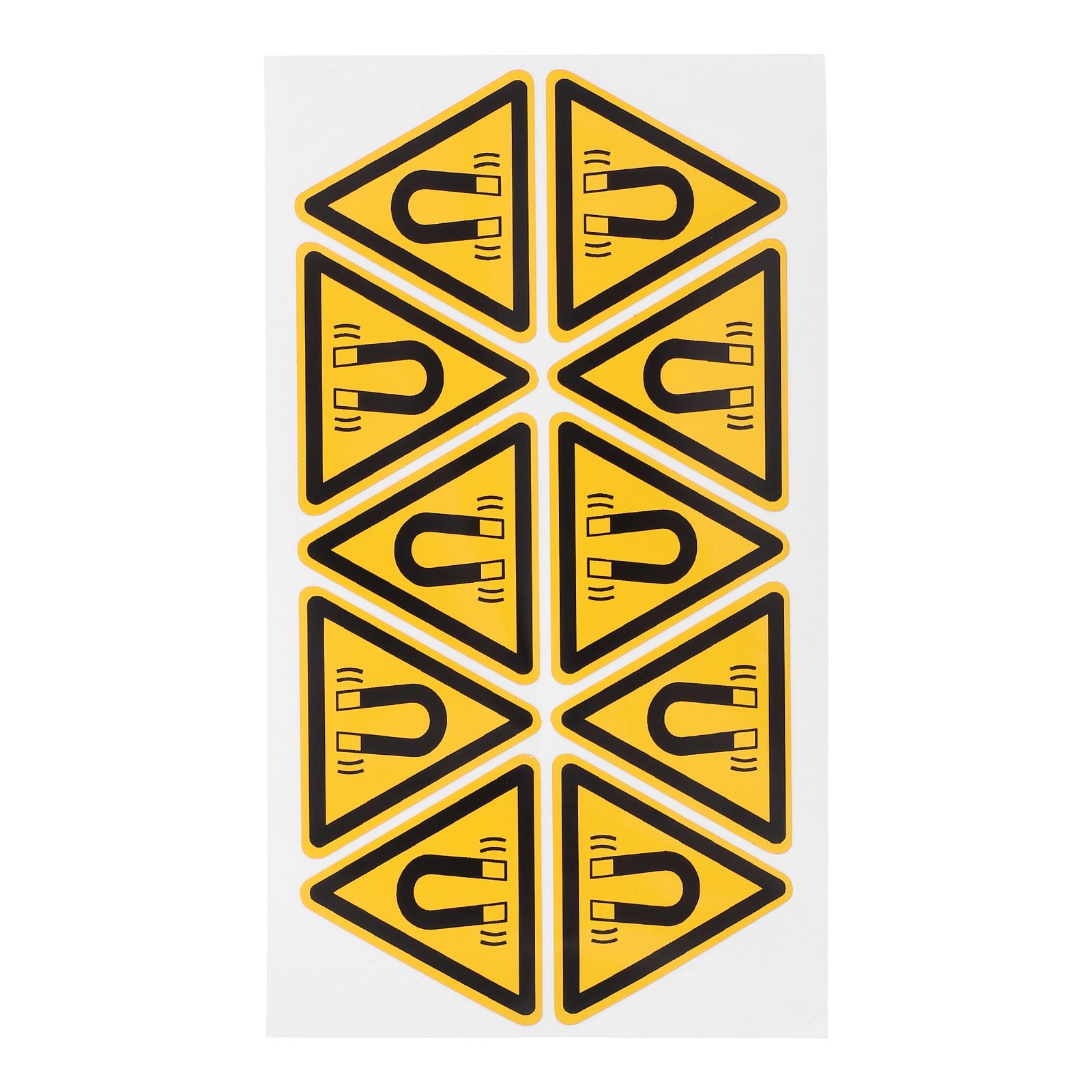 unbranded 10 Pcs Safety Warning Sign Signs Self-adhesive Logo Equipment ...
