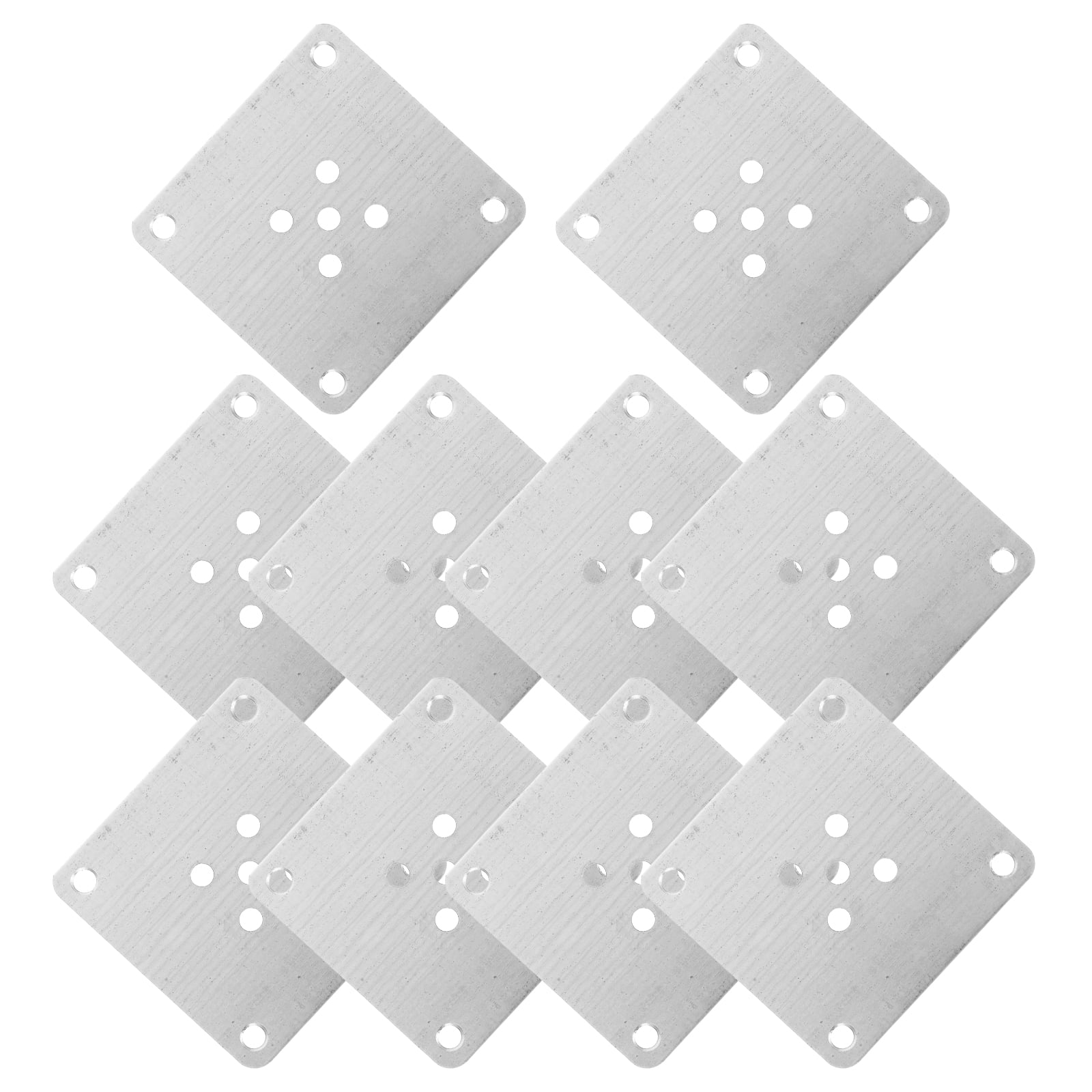 Homoyoyo Iron Mounting Plates Silver for Furniture Versatile Use ...