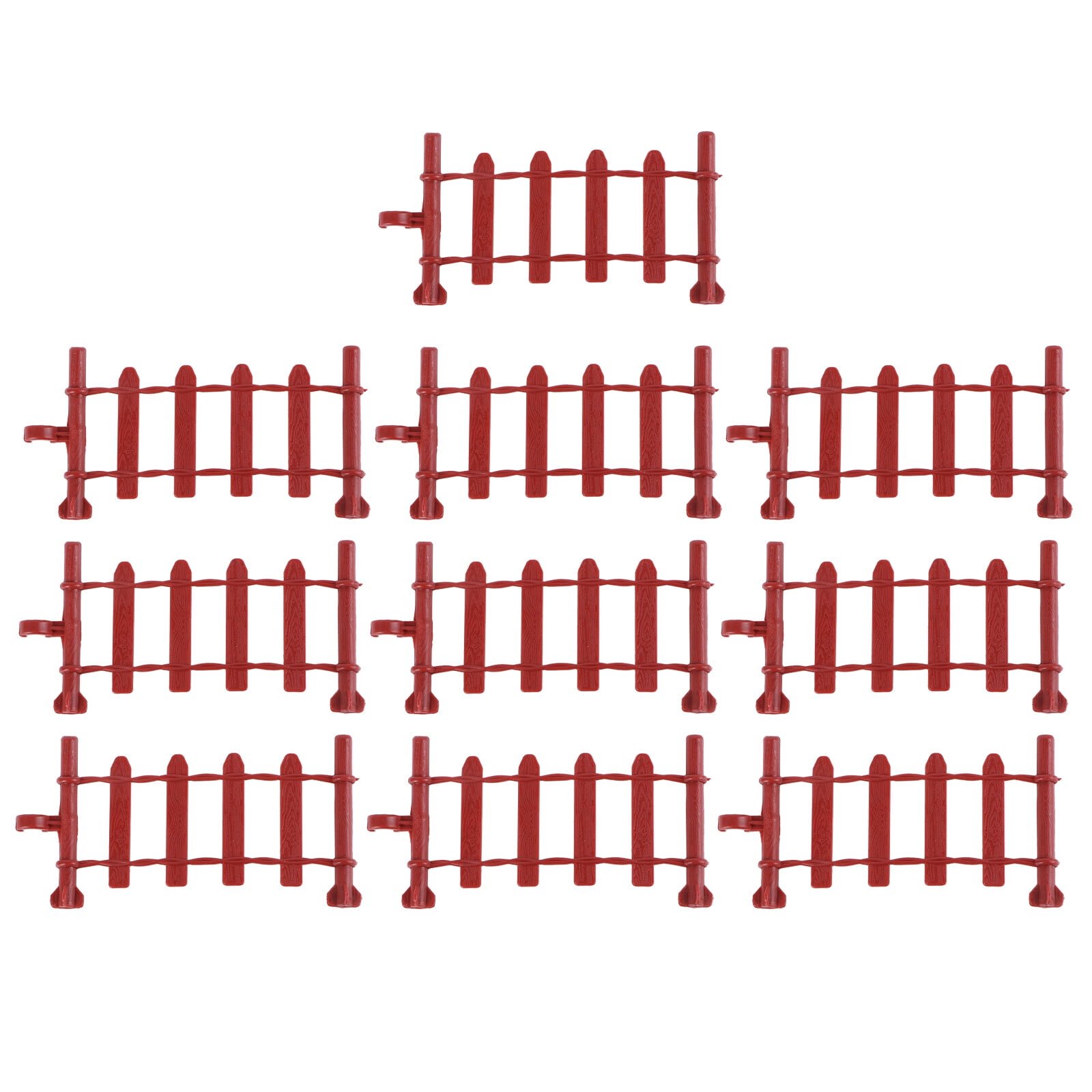 unbranded 10 Pcs Toy Farm Fences and Gates Garden Enclosure Kid Playpen ...