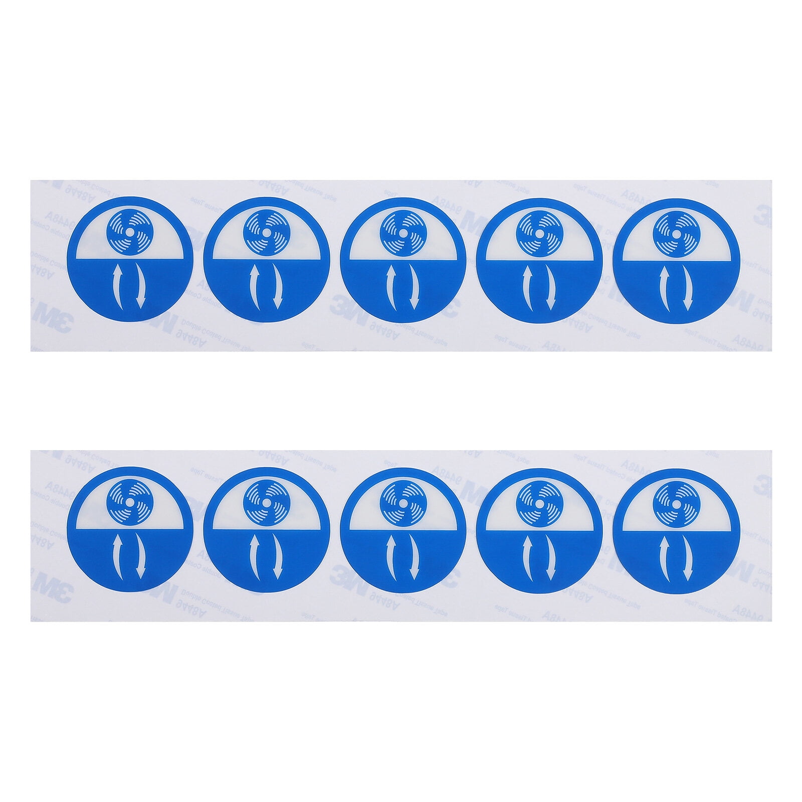 unbranded 10 Pcs Vent Warning Sticker Machine Reflector Extinguisher ...