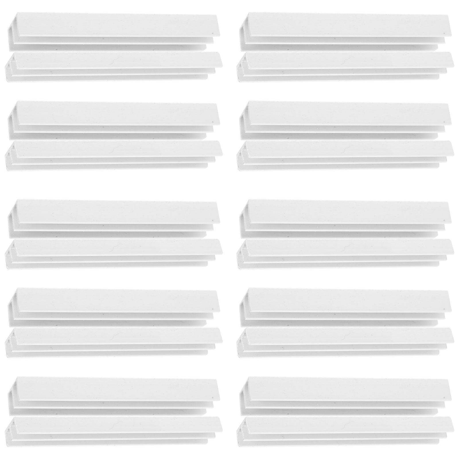 unbranded 10 Sets Plastic Glass Cabinet Door Slide Rail Plastic Slide ...