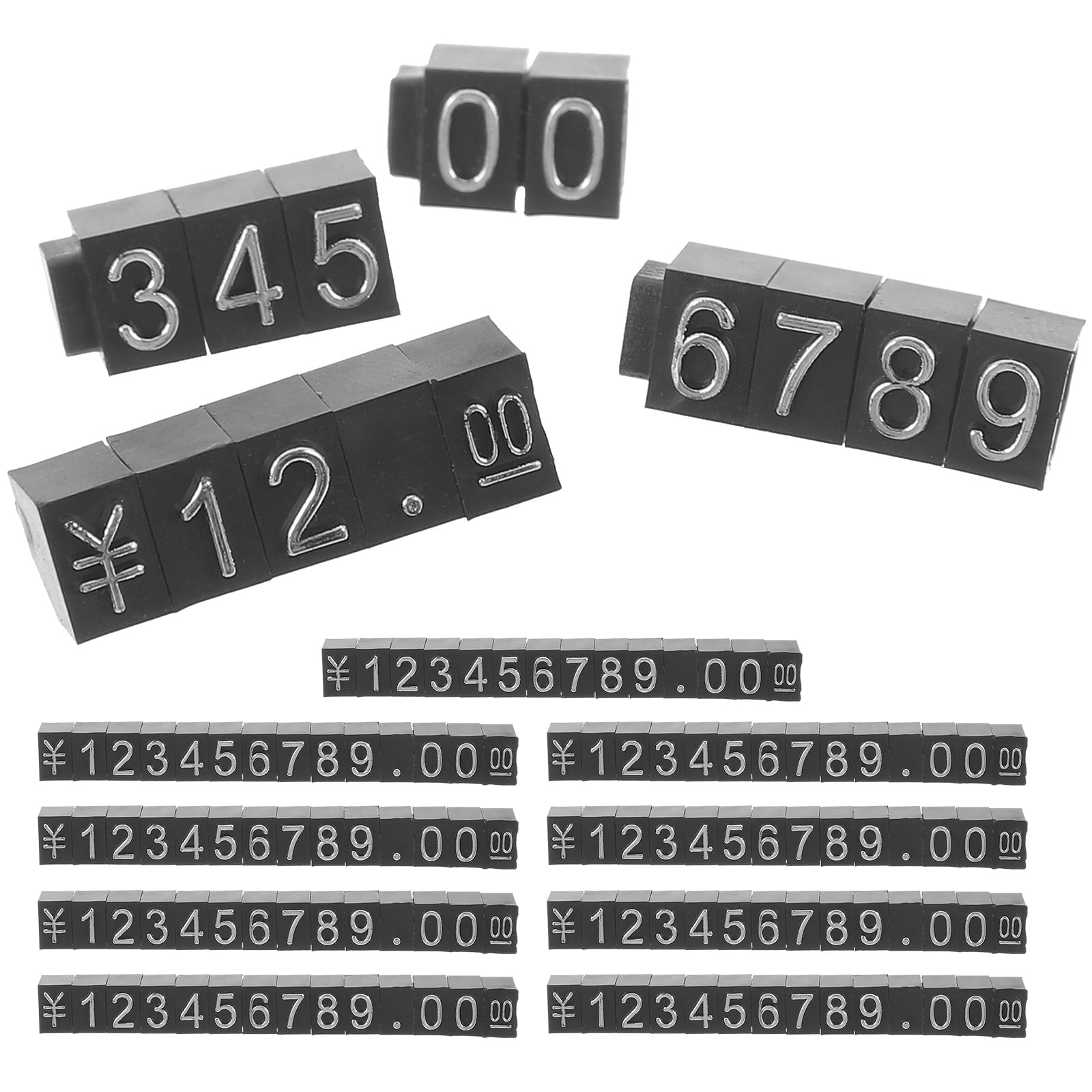 unbranded 10 Sets Price Tag Pricing with Labels Mini Chalkboard Signs ...