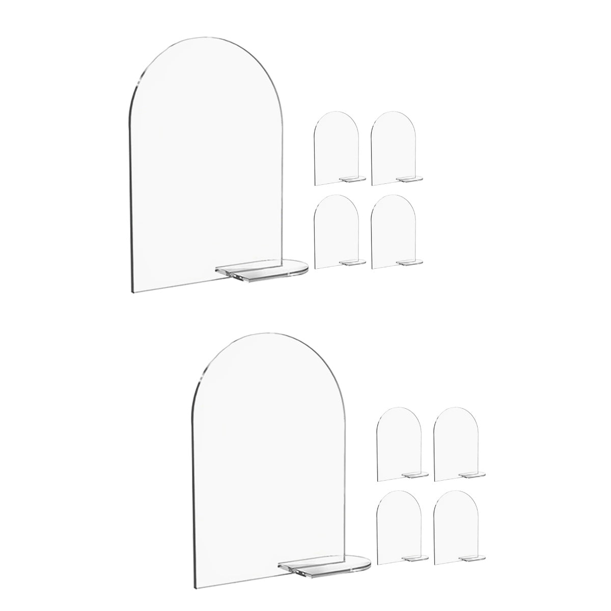 unbranded 10 Sets of Wedding Table Acrylic Signs Dinging Table Blank ...